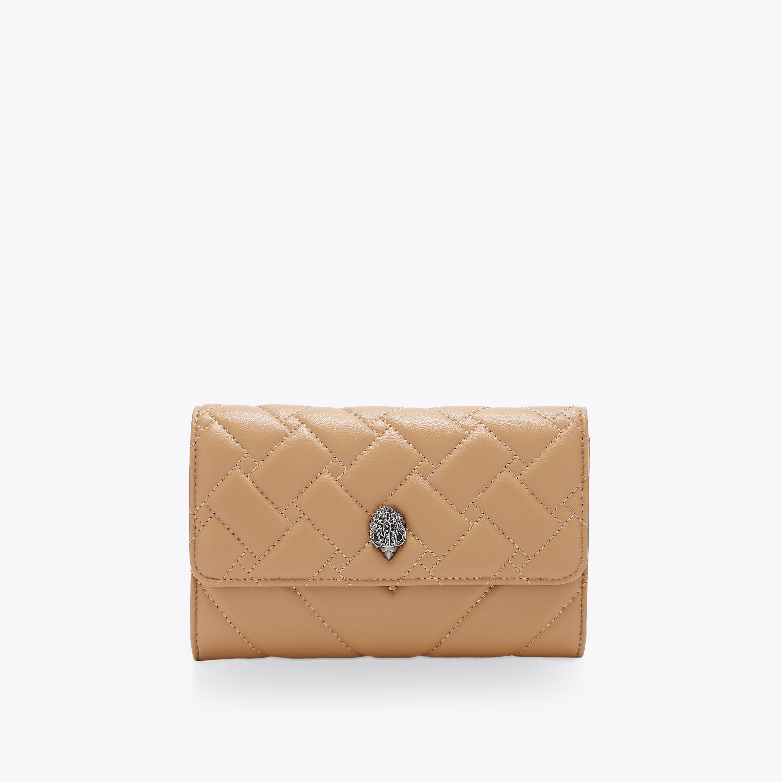 KENSINGTON CHAIN WALLET Camel Leather Wallet by KURT GEIGER LONDON