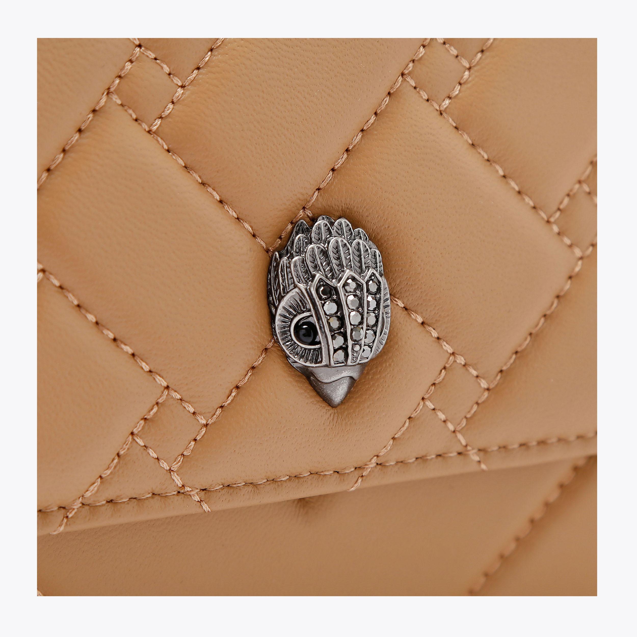 KENSINGTON CHAIN WALLET Camel Leather Wallet by KURT GEIGER LONDON