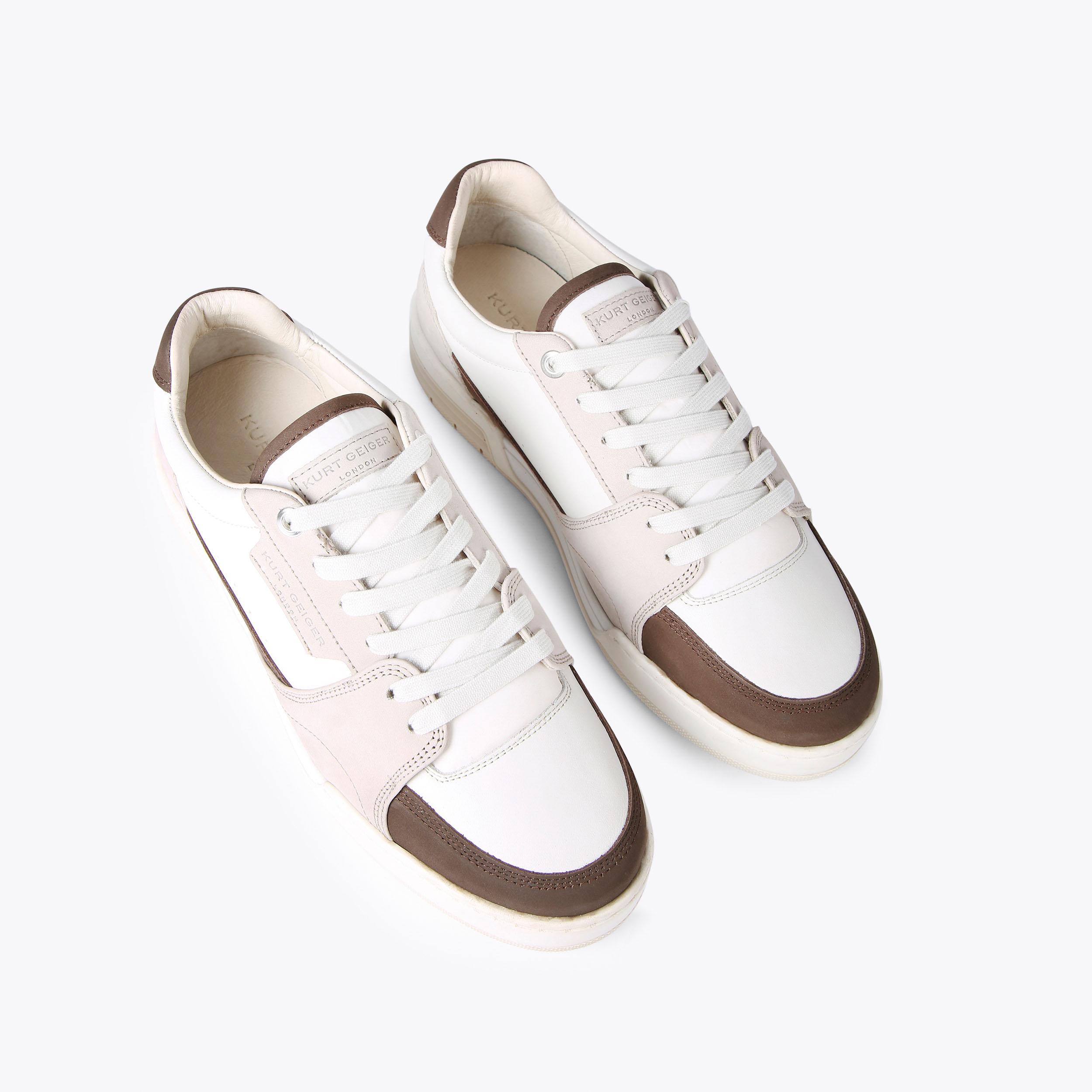 SONIC brown beige sneakers by KURT GEIGER LONDON