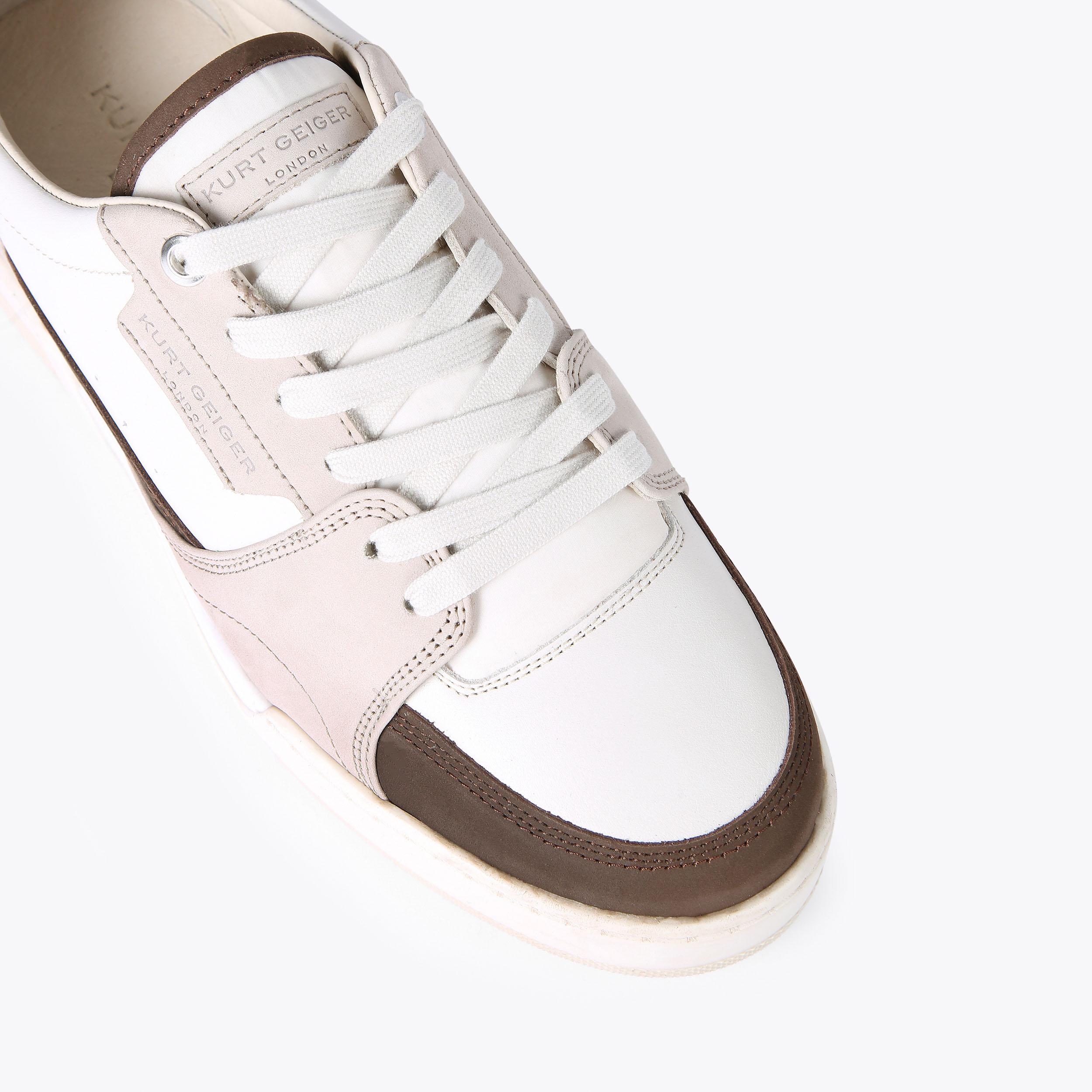 SONIC brown beige sneakers by KURT GEIGER LONDON
