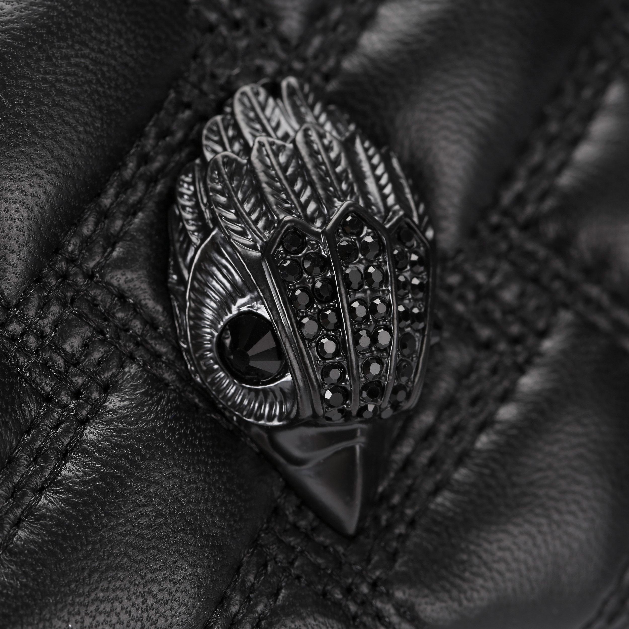 KENSINGTON BACKPACK DR Black Quilted Backpack by KURT GEIGER LONDON