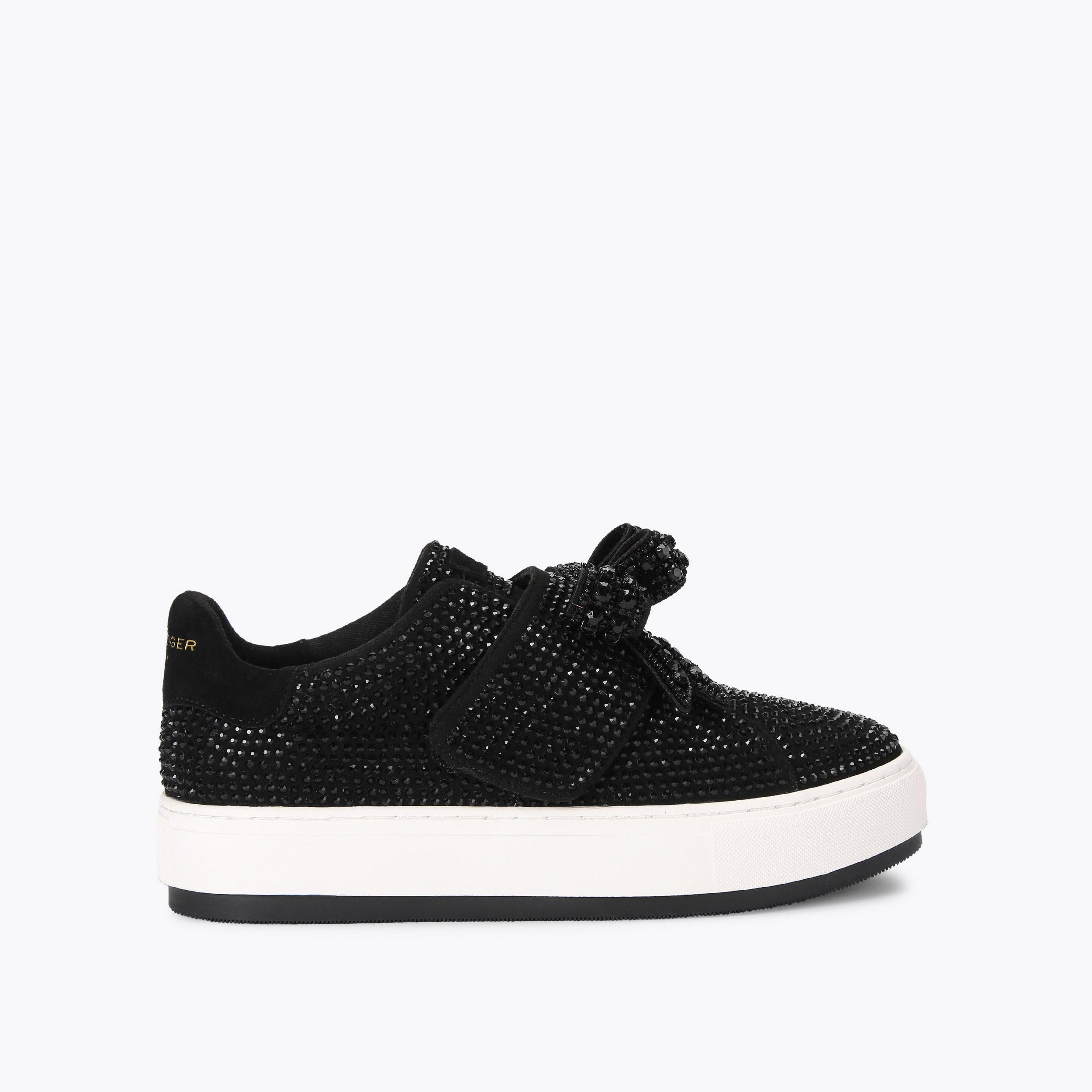 LANEY BOW Crystal Bow Slip On Sneaker by KURT GEIGER LONDON