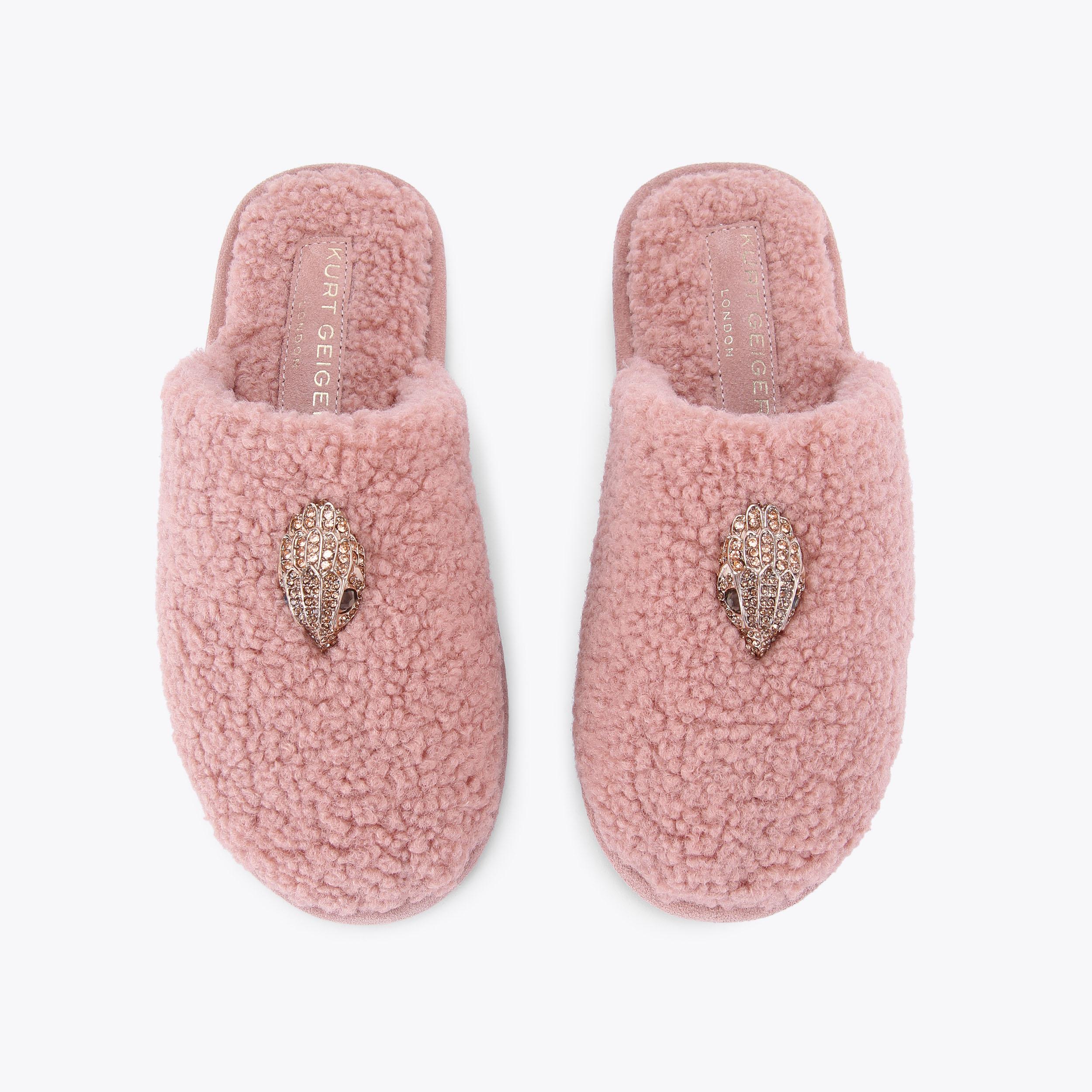 KENSINGTON SLIPPERS Pale Pink Slippers by KURT GEIGER LONDON