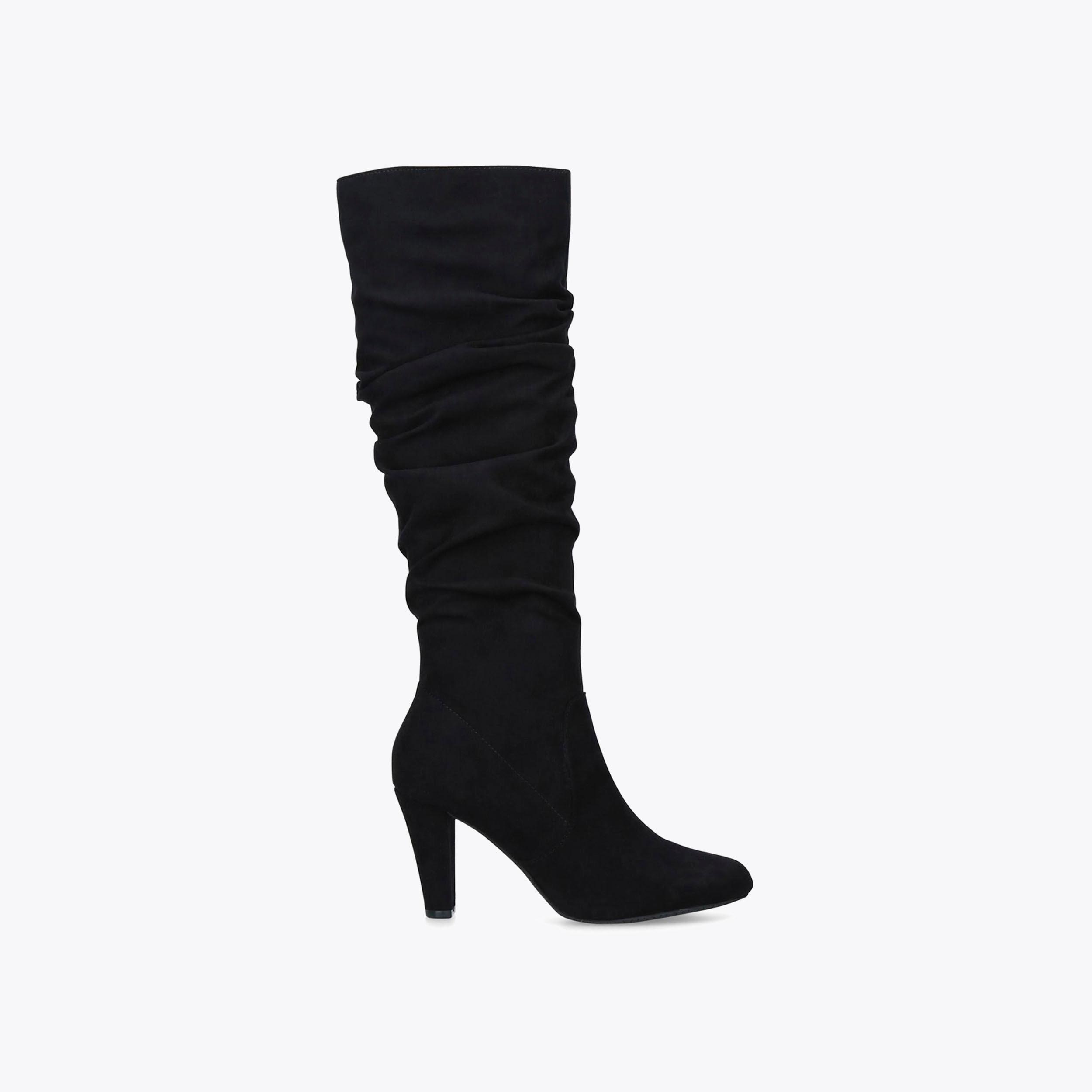 TAMPA HIGH LEG Black Knee High Boots by CARVELA COMFORT