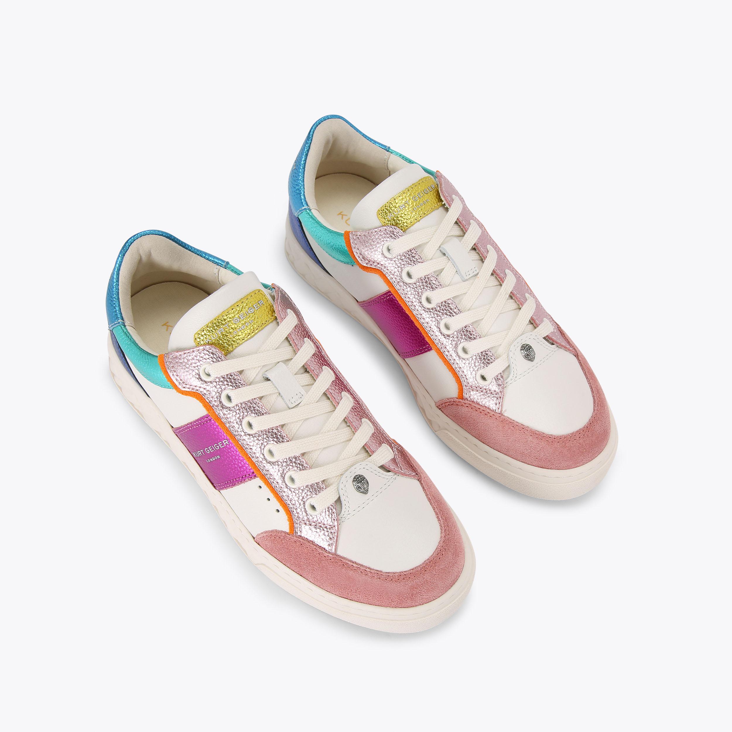 KENSINGTON SLIM CUPSOLE Rainbow Capsule Sneaker by KURT GEIGER LONDON