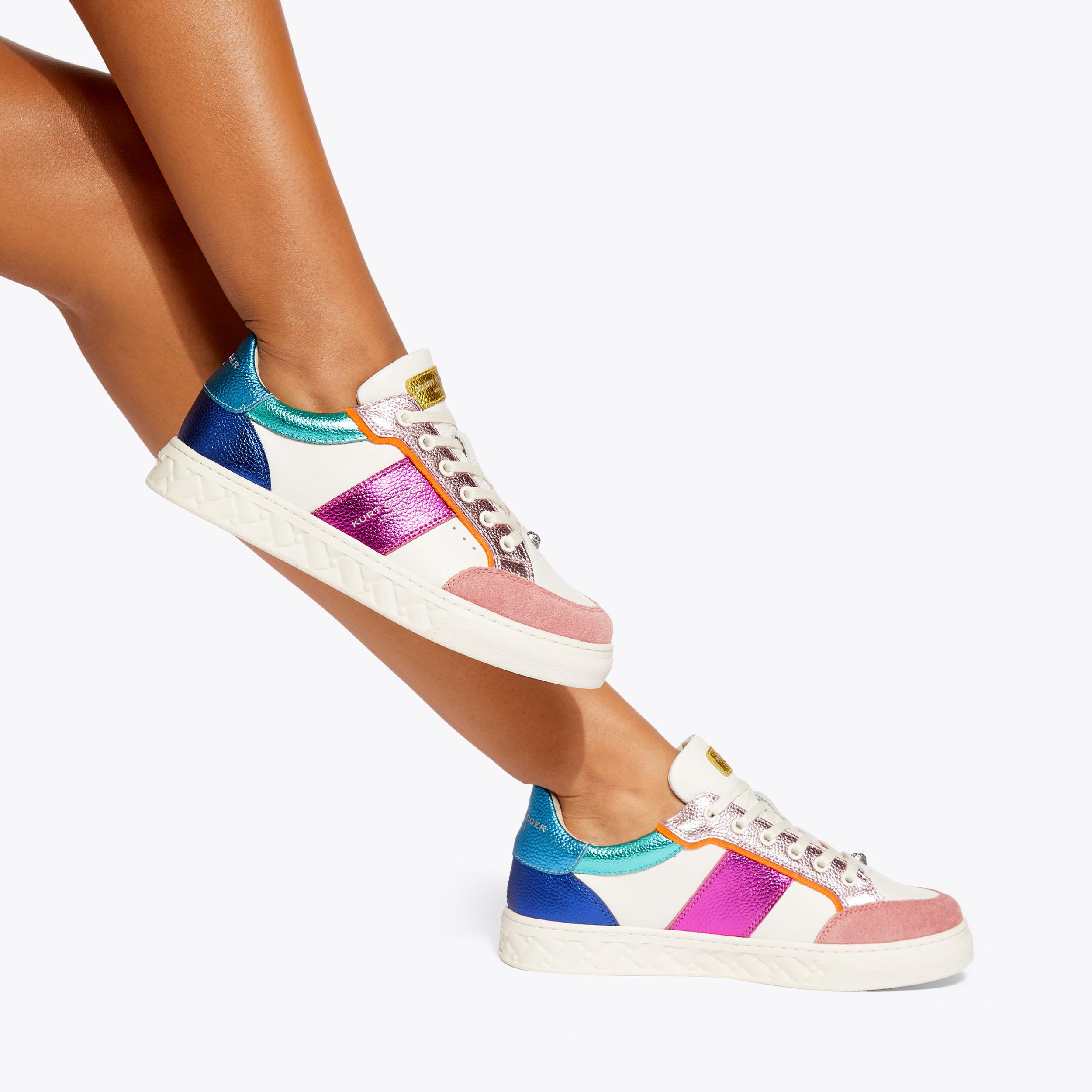KENSINGTON SLIM CUPSOLE Rainbow Capsule Sneaker by KURT GEIGER LONDON