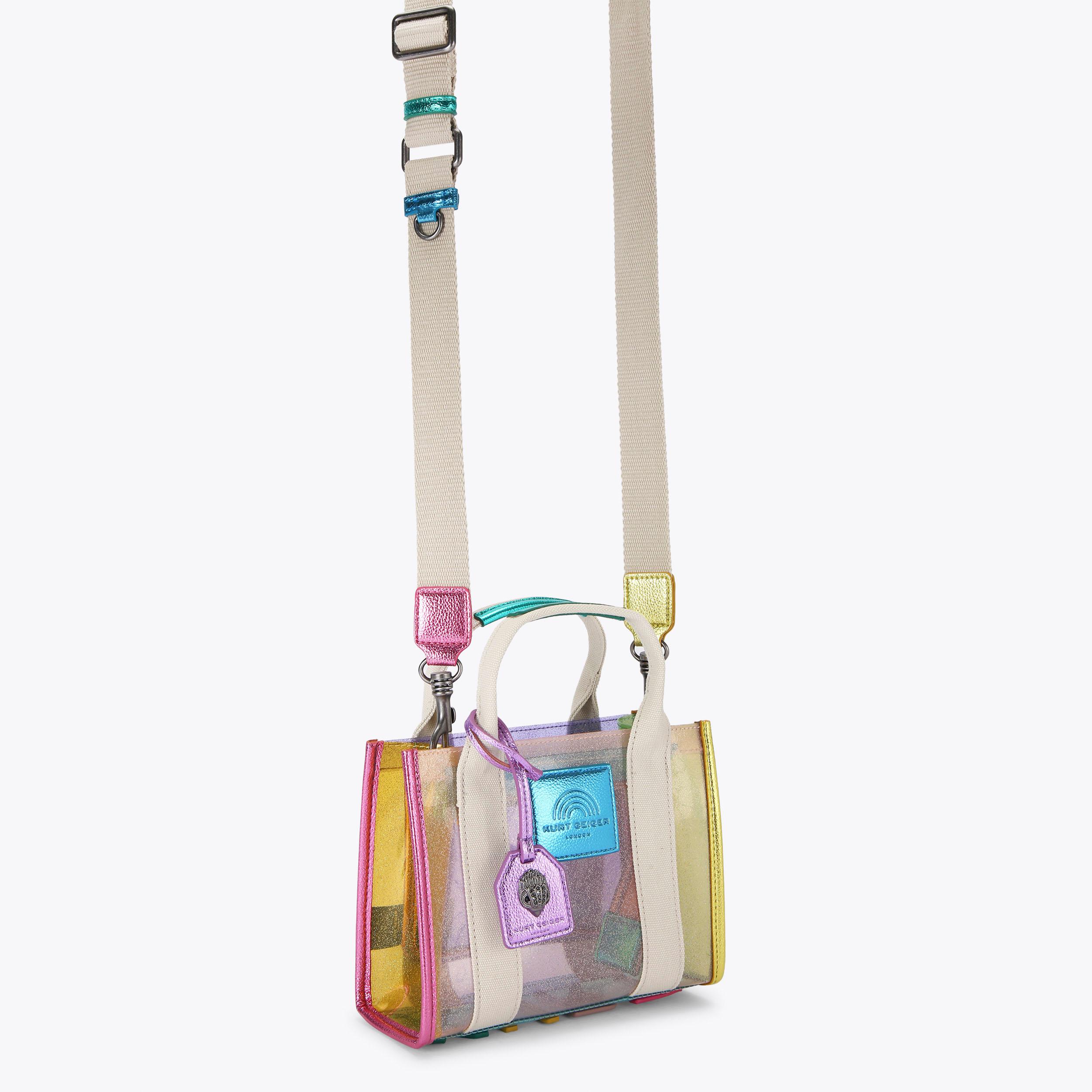 VINYL XS SOUTHBANK TOTE Extra Small Vinyl Tote Purse by KURT GEIGER LONDON