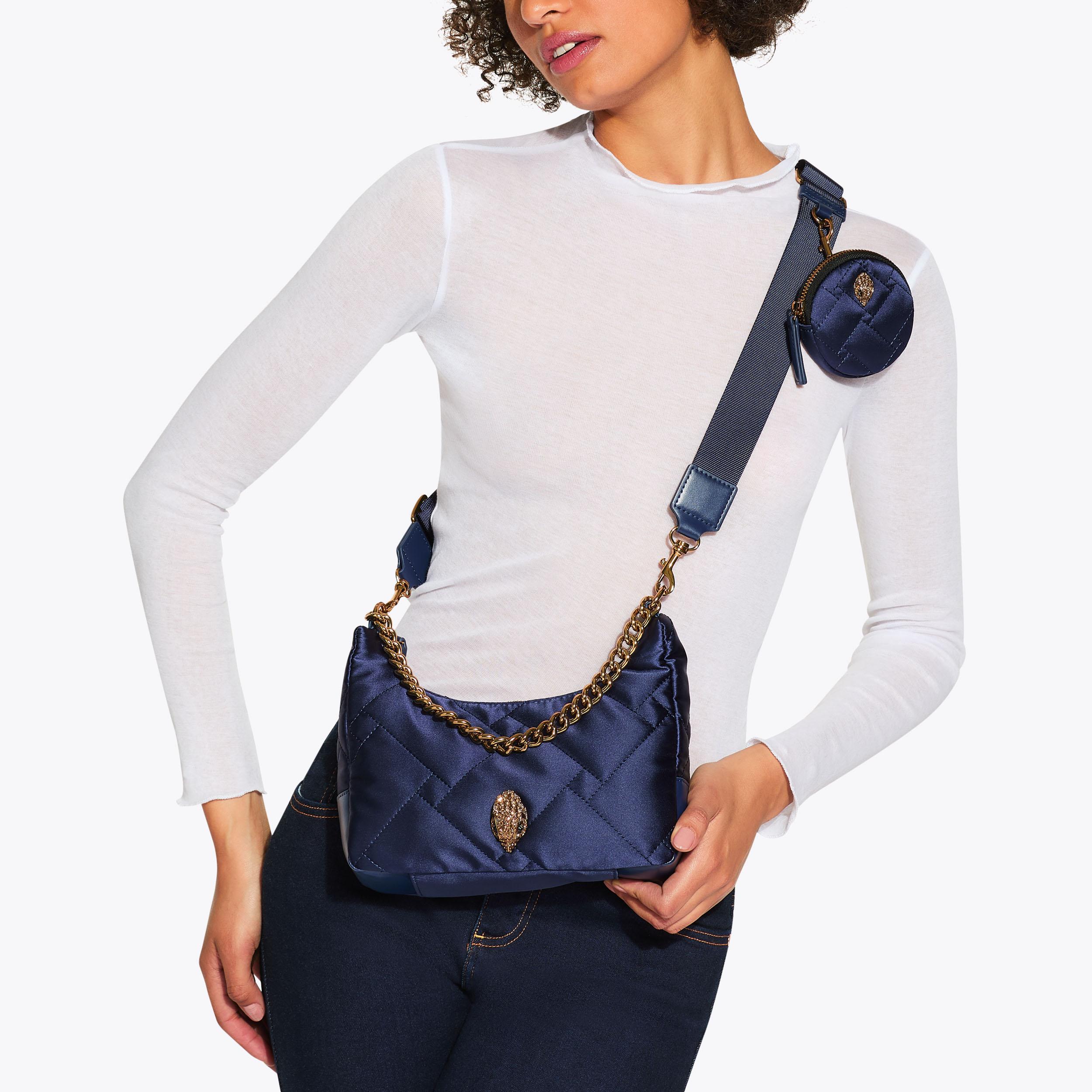 RECYCLED MULTI CROSS BODY Navy Cross Body Purse by KURT GEIGER LONDON