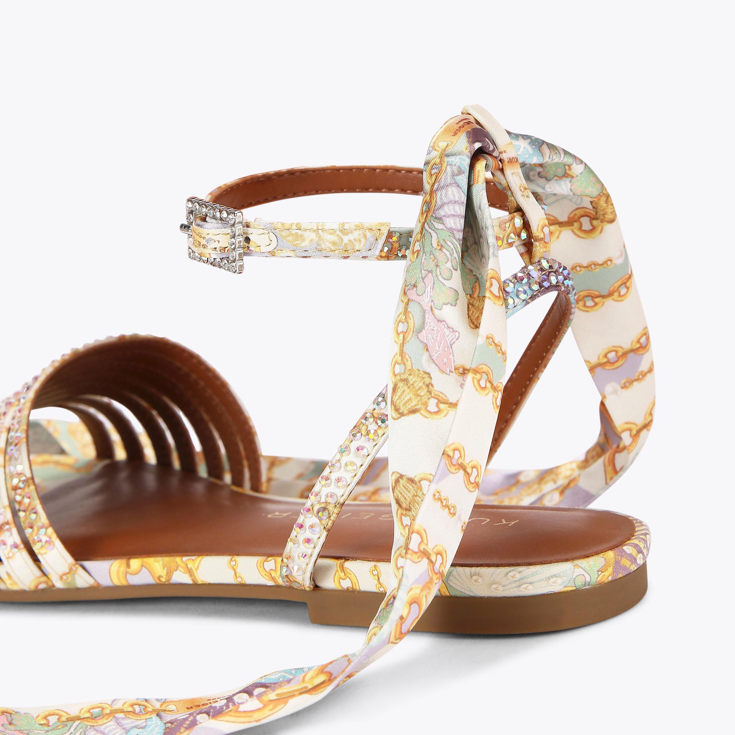 PIERRA SCARF SANDAL Scarf Sandal by KURT GEIGER LONDON