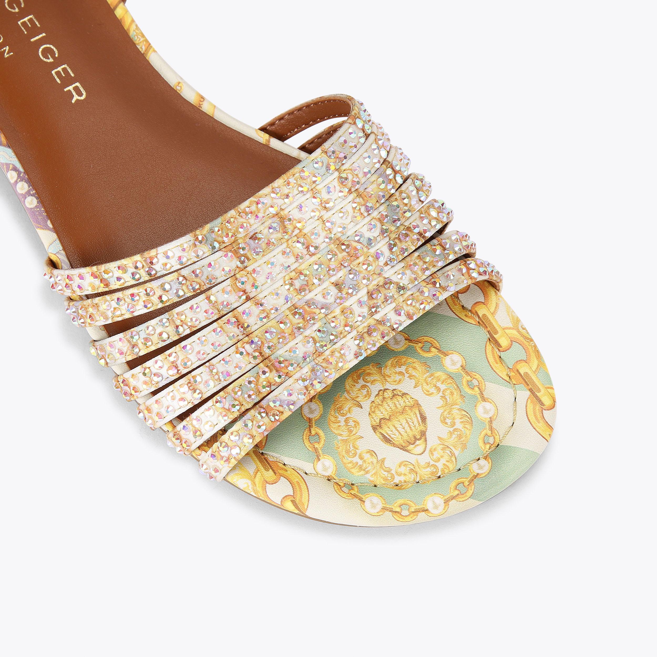 PIERRA SCARF SANDAL Scarf Sandal by KURT GEIGER LONDON