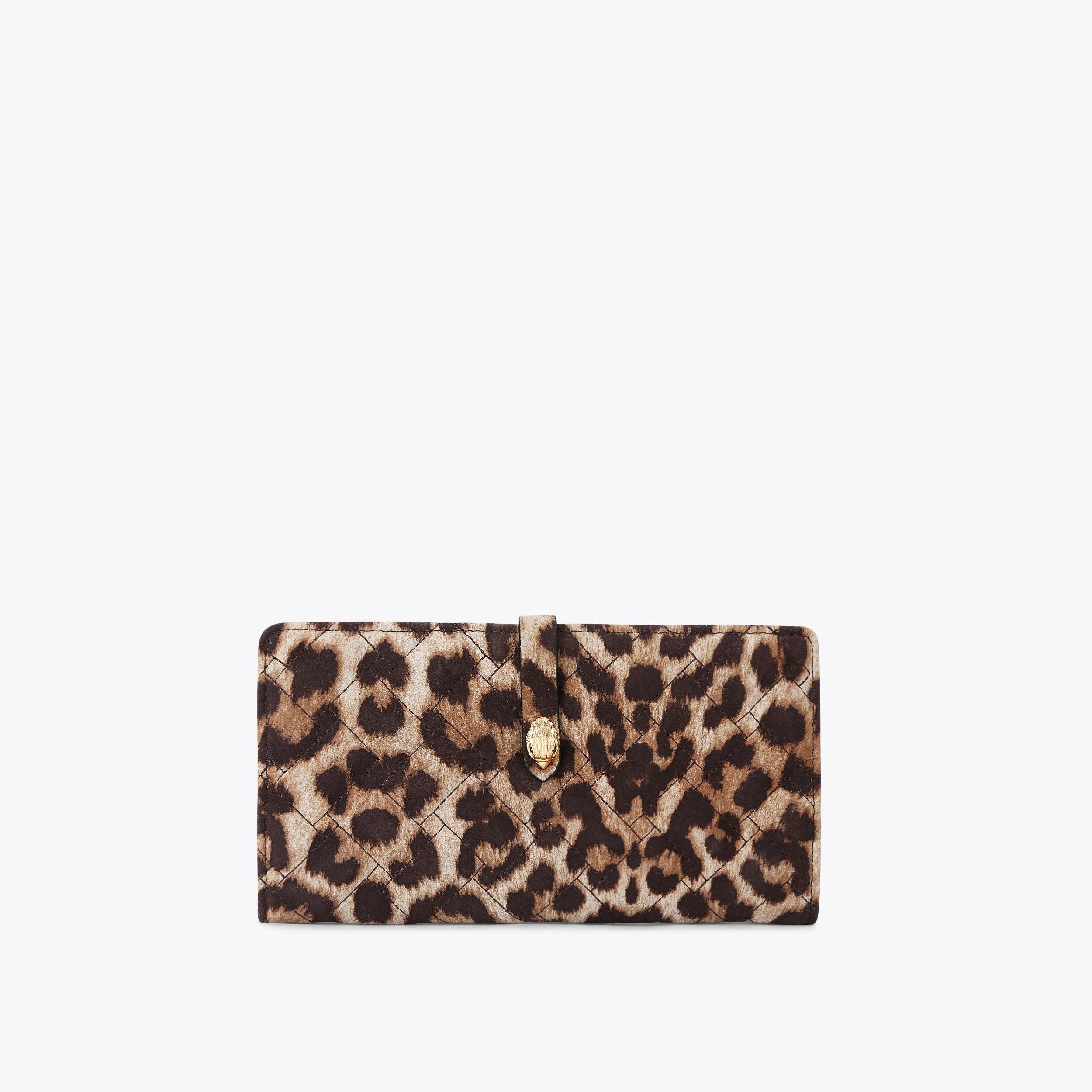 KENSINGTON SOFT WALLET Leopard Long Wallet by KURT GEIGER LONDON