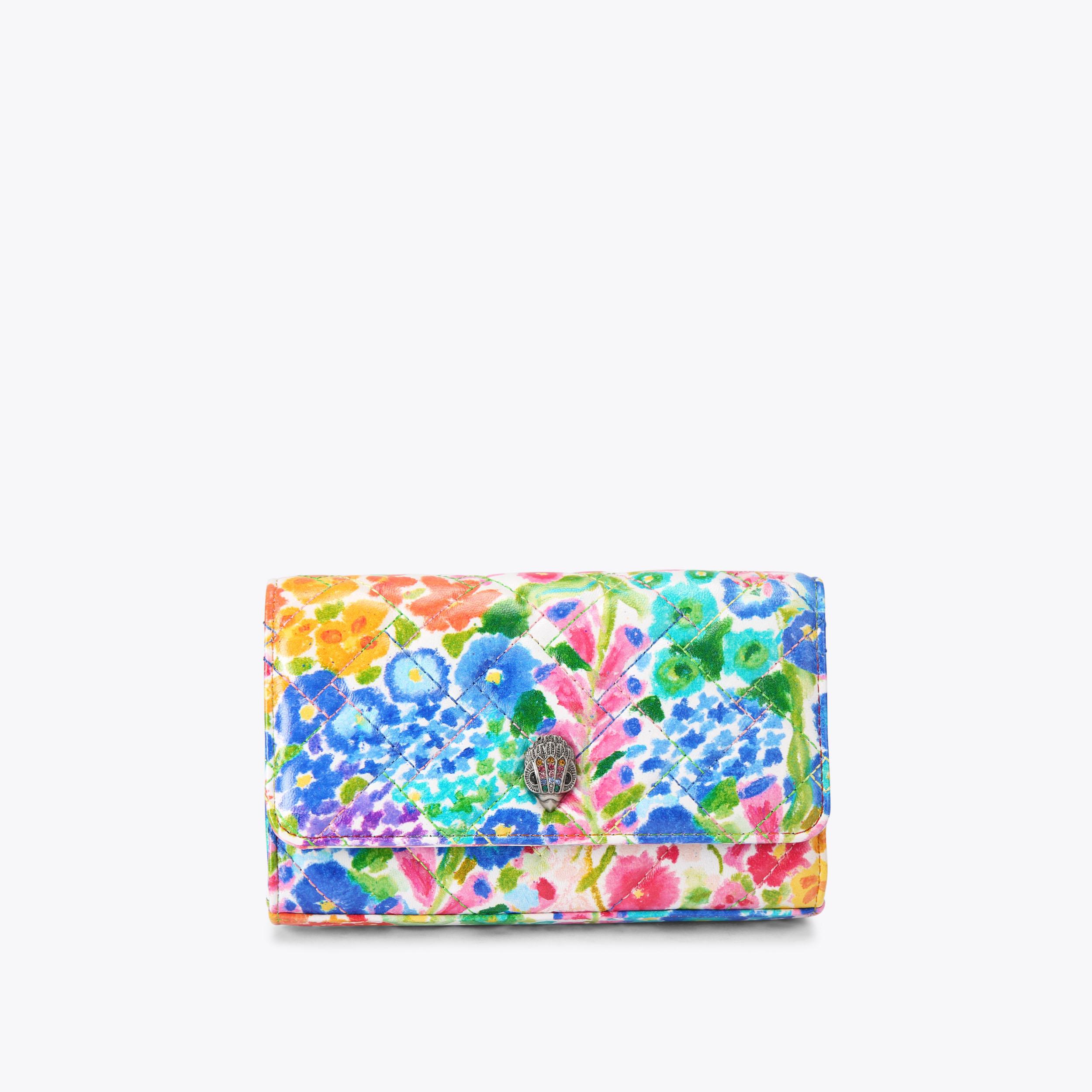 FC EXTRA MINI KENSINGTON Floral Couture Wallet On Chain by KURT GEIGER ...