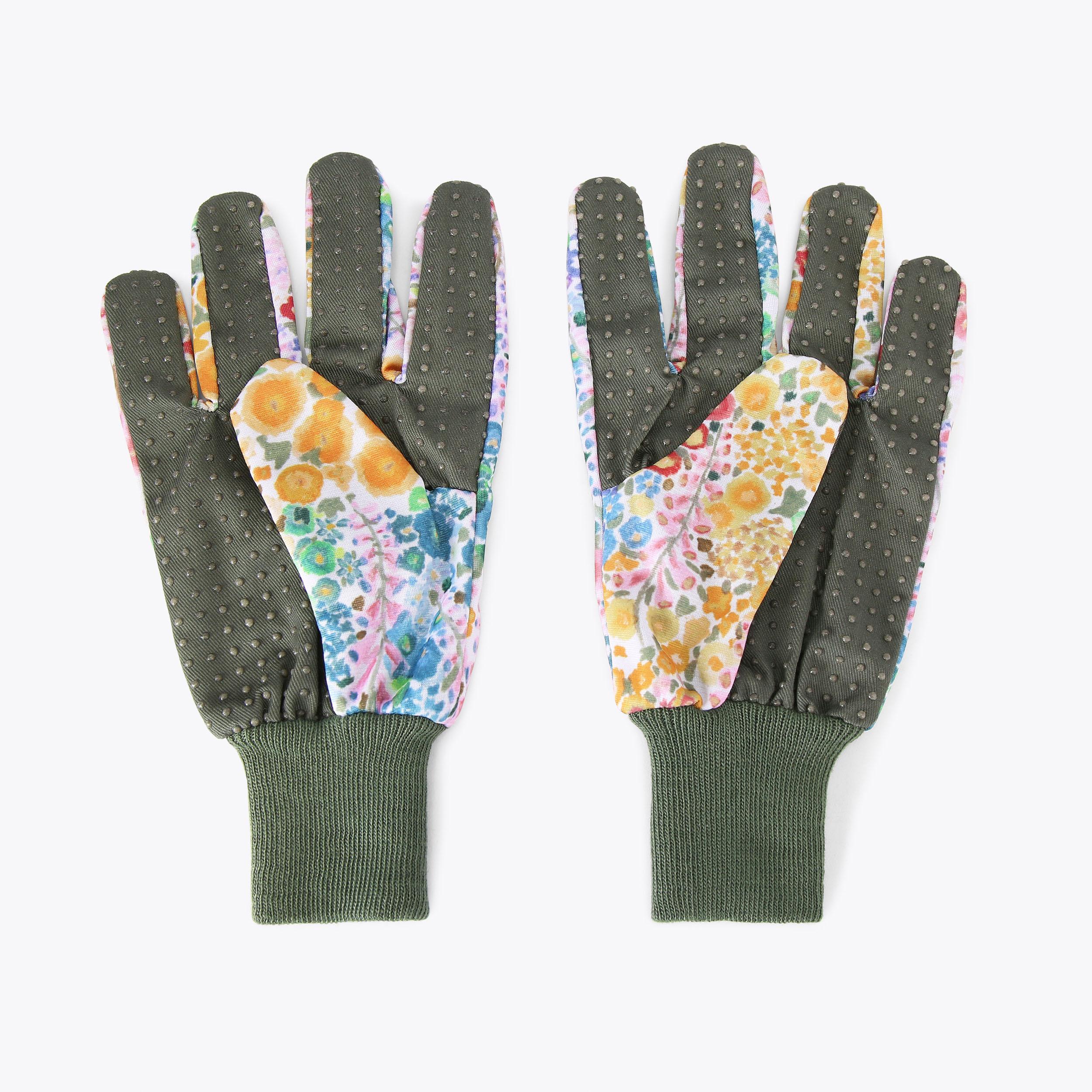 FC GARDENING GLOVES Floral Print Gardening Gloves by KURT GEIGER LONDON