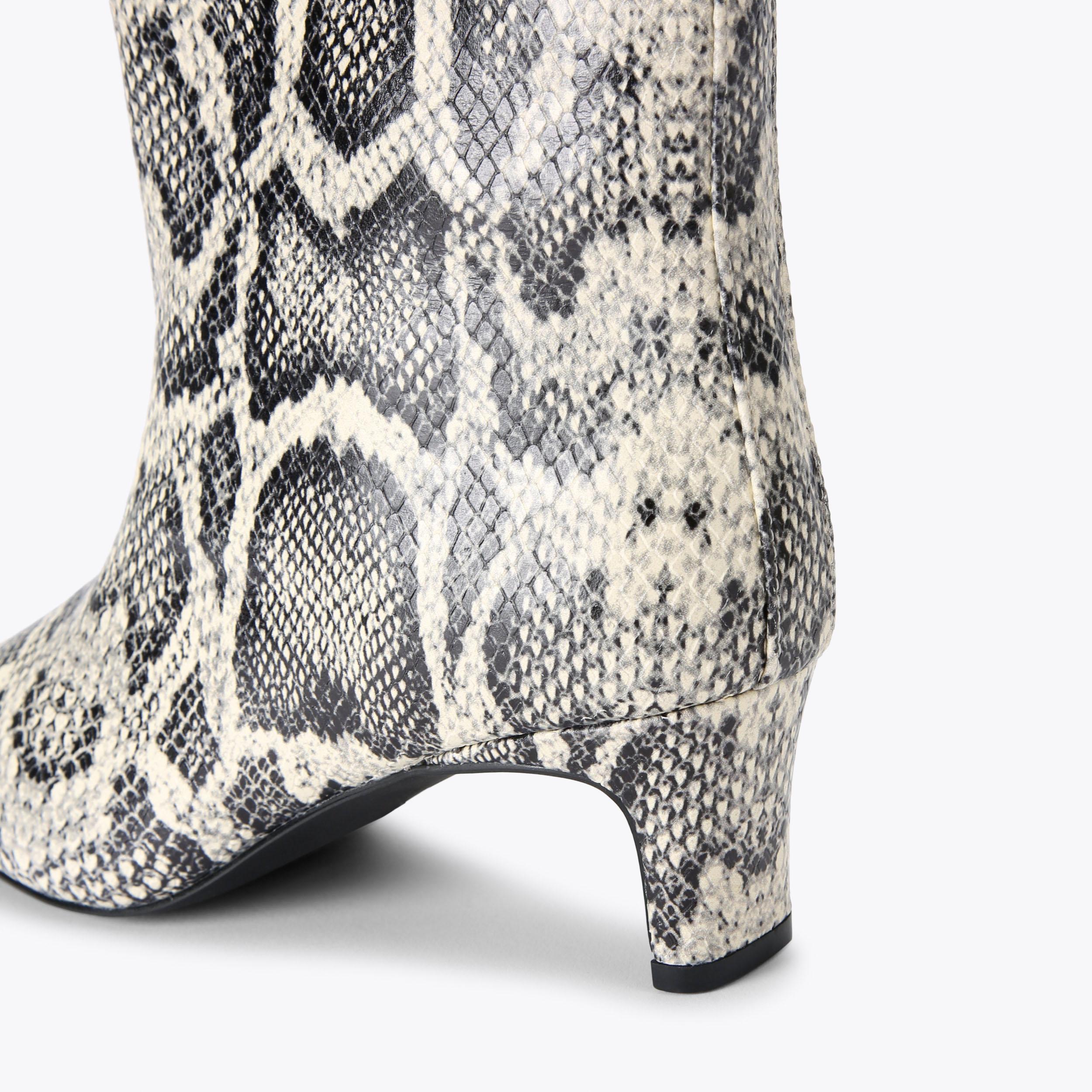REGENT ANKLE BOOT Snake Print Ankle Boot by KURT GEIGER LONDON