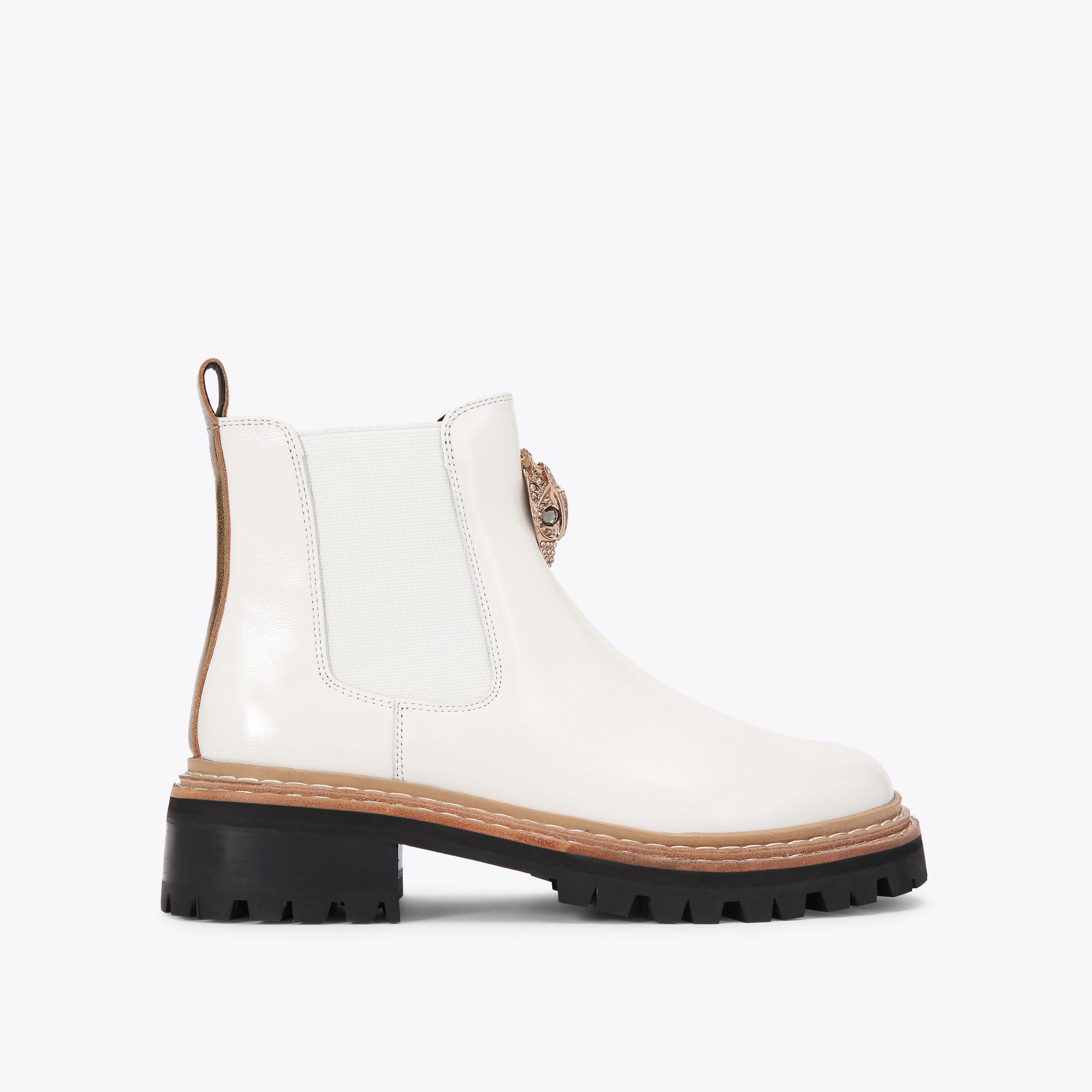 BELGRAVIA CHELSEA BOOT Bone Leather Ankle Boot by KURT GEIGER LONDON