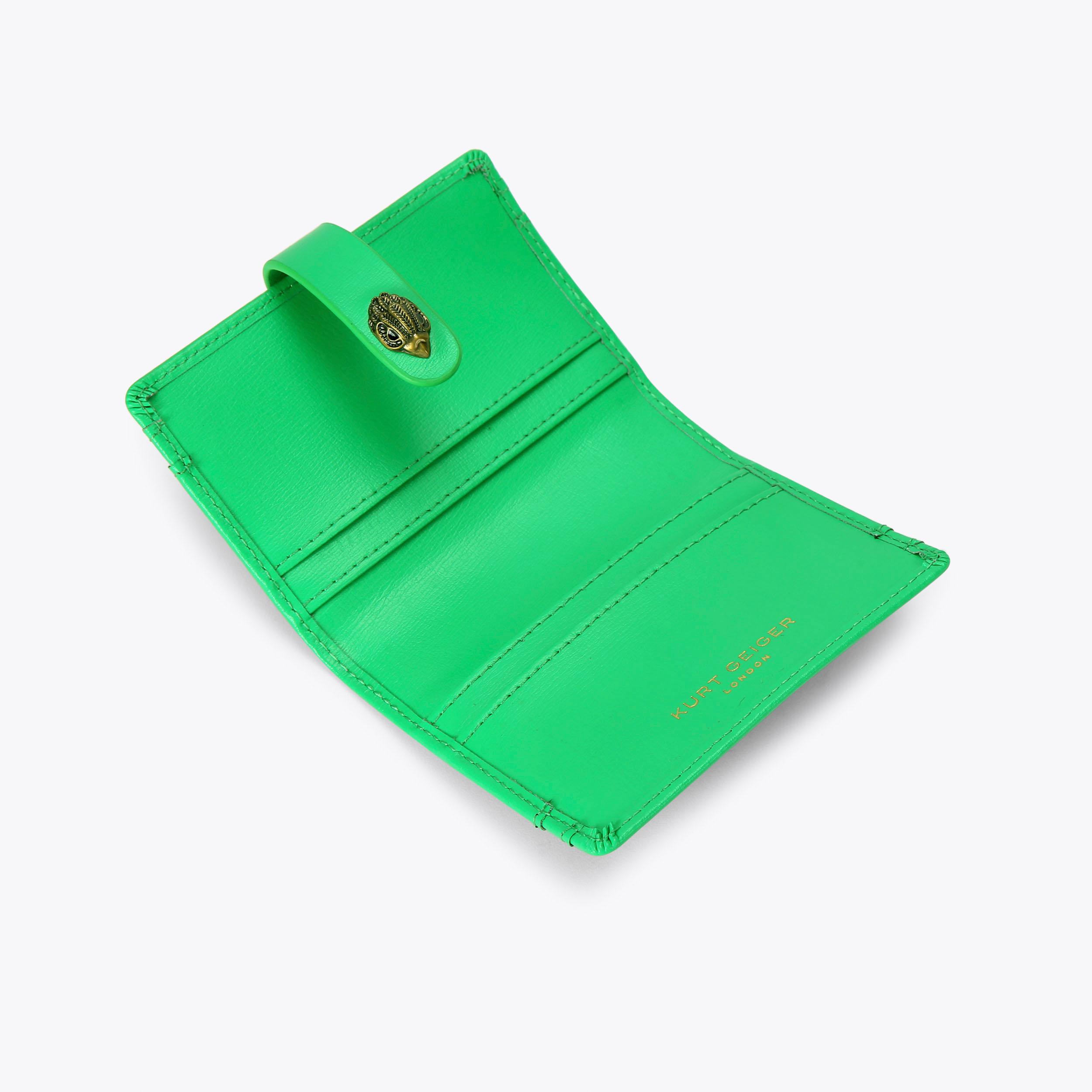 BOND MULTI CARD HOLDER Neon Leather Purse by KURT GEIGER LONDON