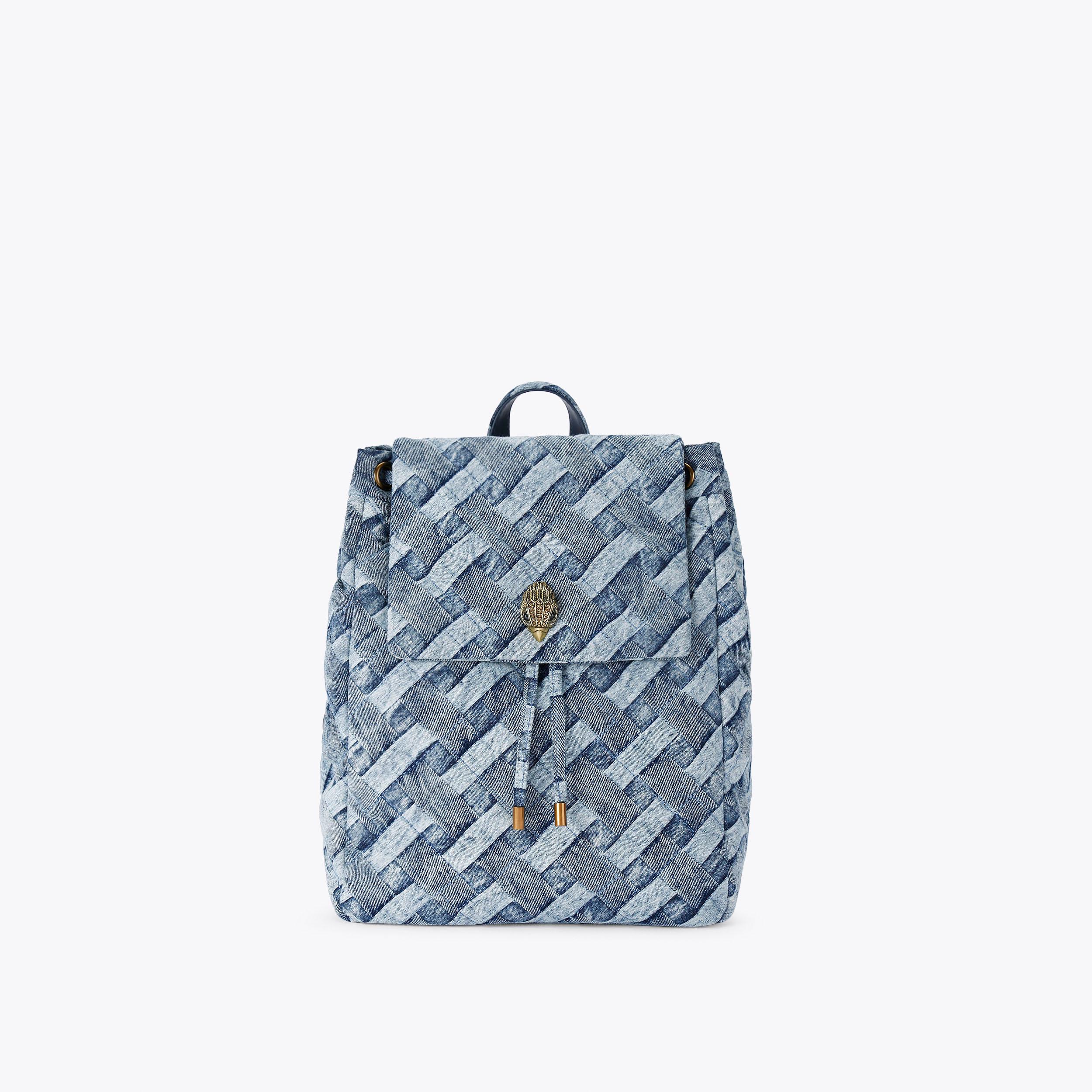 KENSINGTON BACKPACK Denim Fabric Backpack by KURT GEIGER LONDON