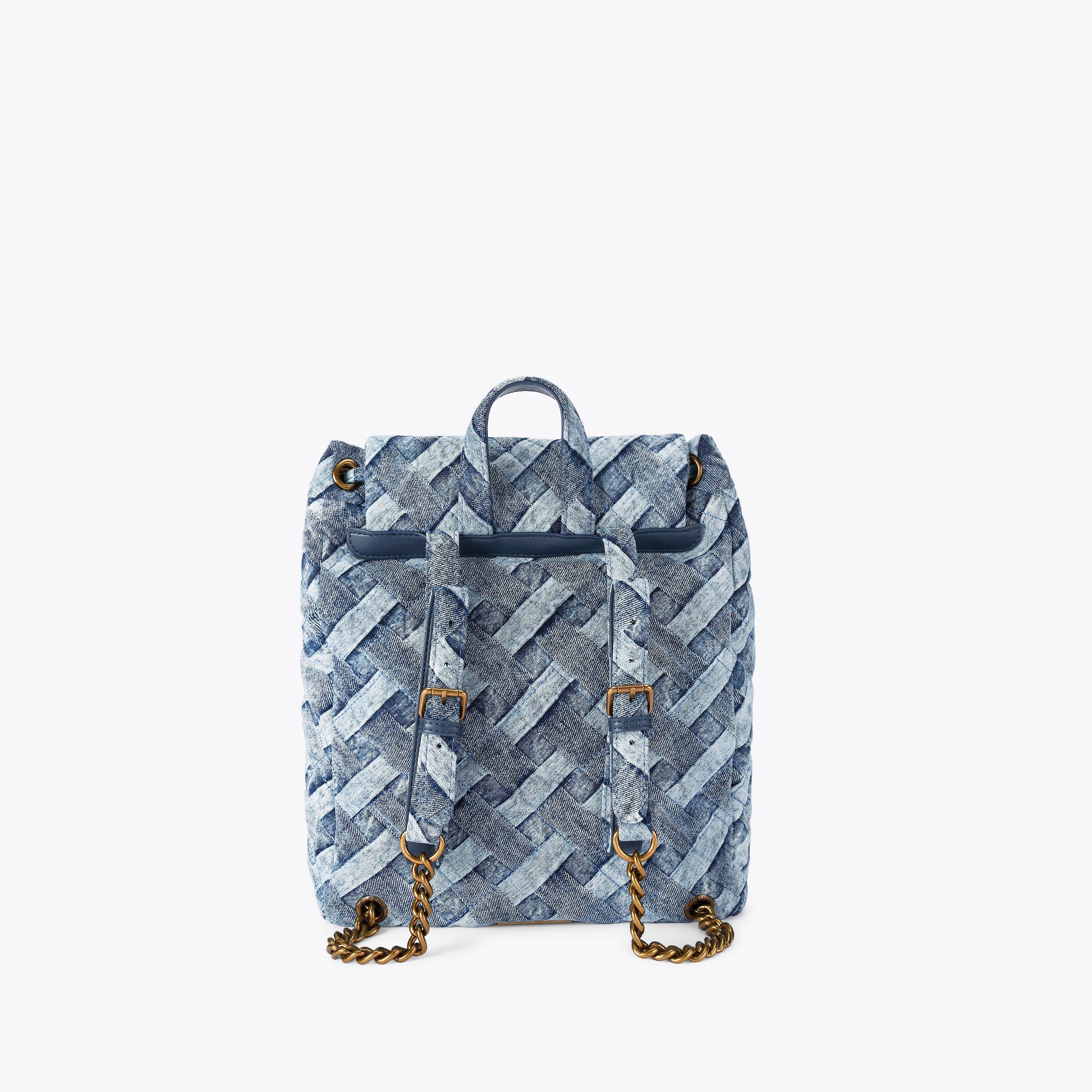 KENSINGTON BACKPACK Denim Fabric Backpack by KURT GEIGER LONDON