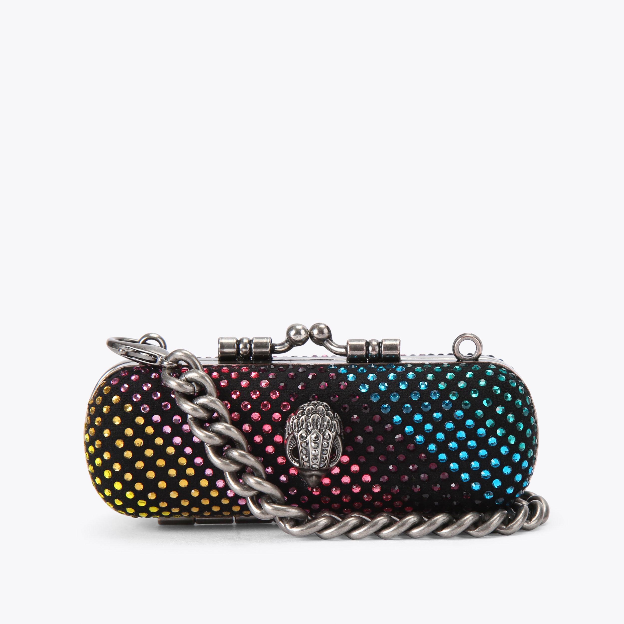 LIPSTICK HOLDER CLUTCH Rainbow Lipstick Cross Body by KURT GEIGER LONDON
