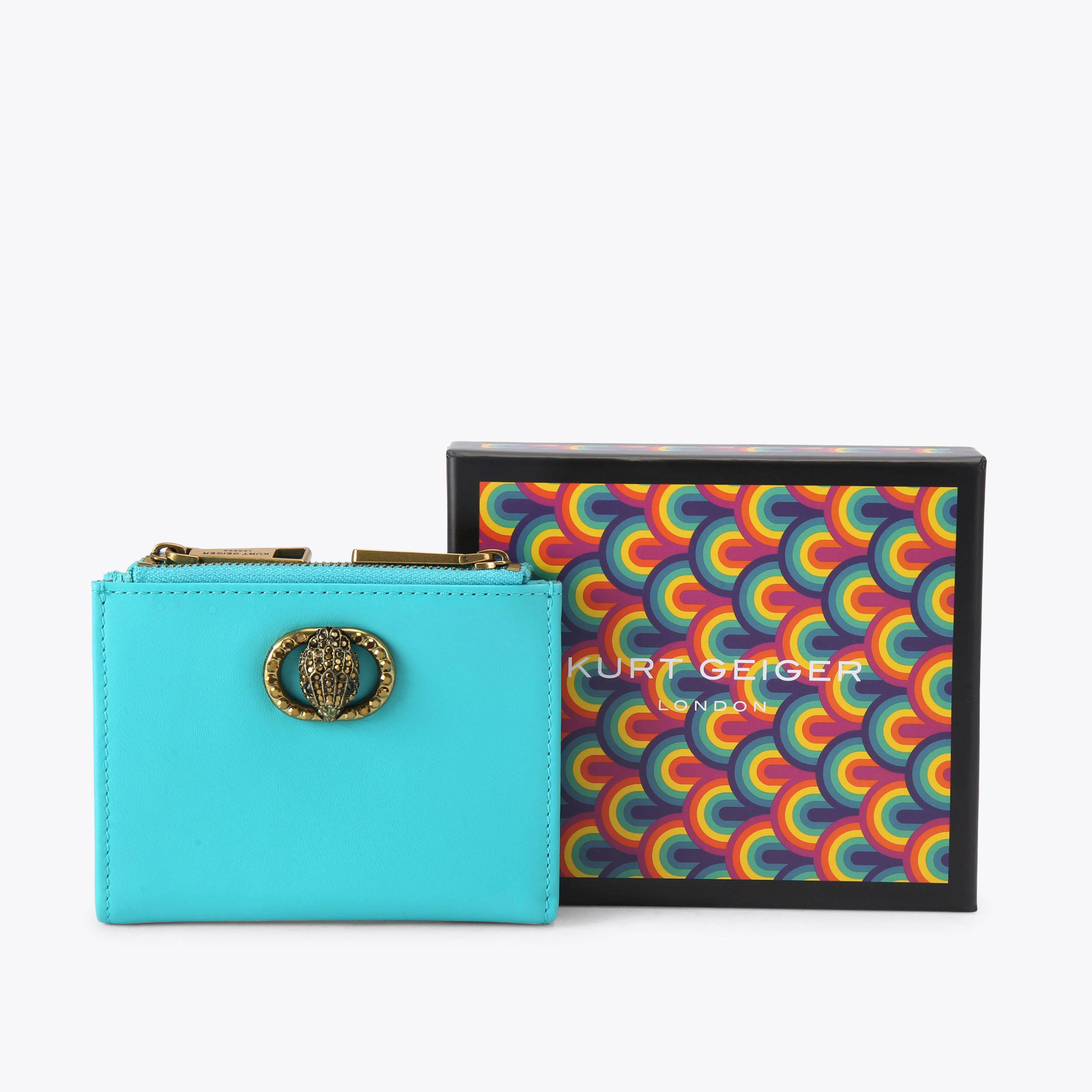 CHELSEA MINI PURSE Turquoise Purse by KURT GEIGER LONDON