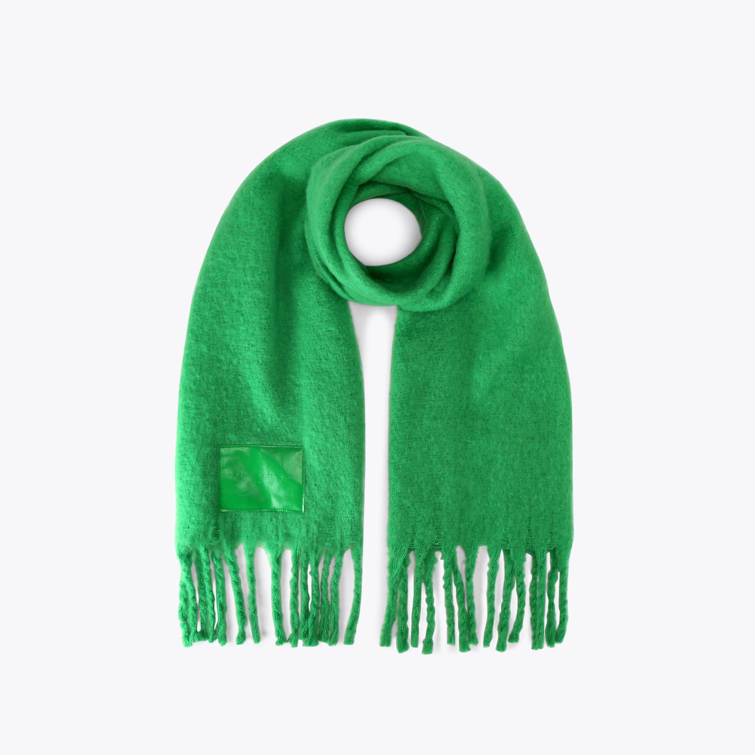 YARNDYE SCARF Green Fabric Scarf by KURT GEIGER LONDON