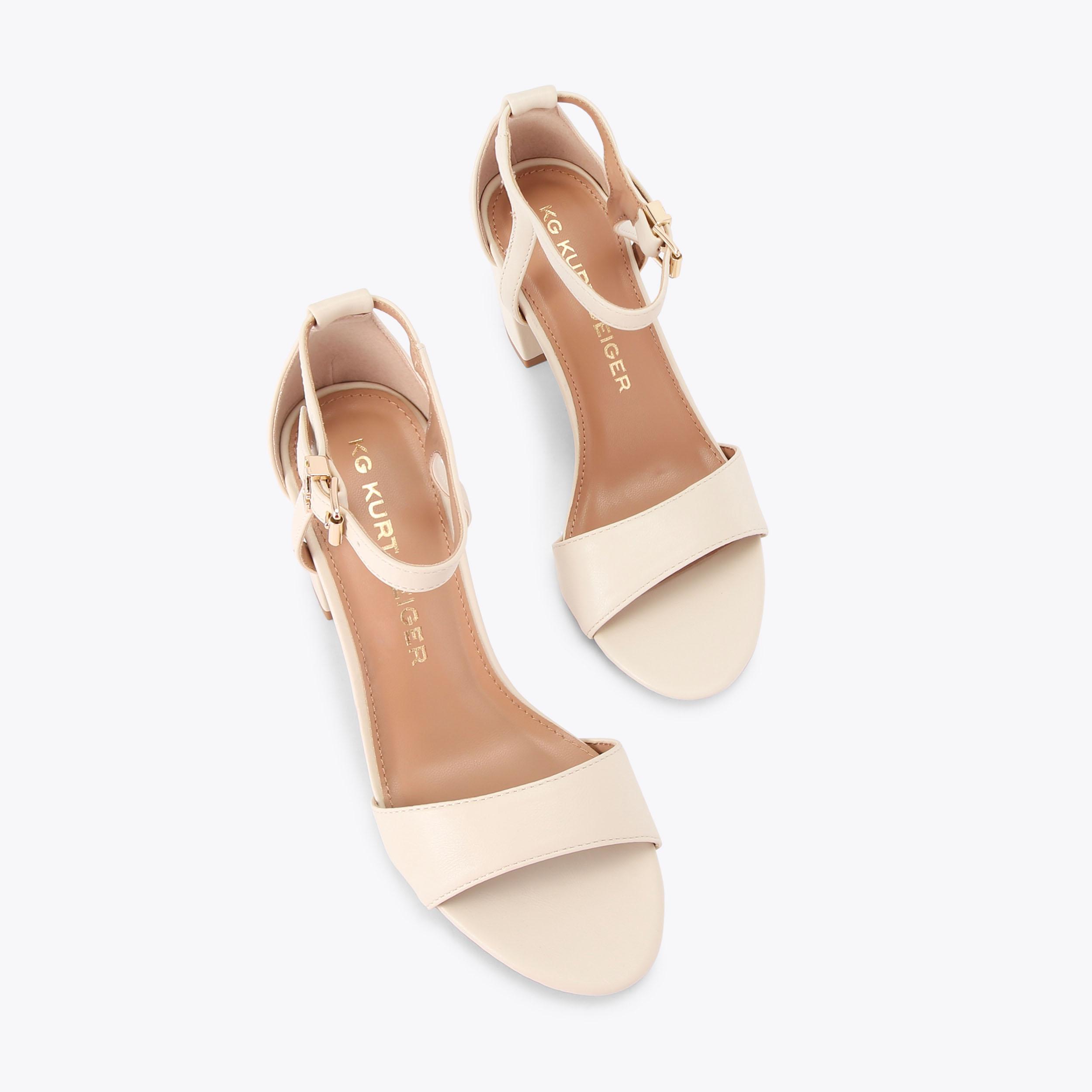 FARYN BLOCK Bone Block Heel Shoe by KG KURT GEIGER