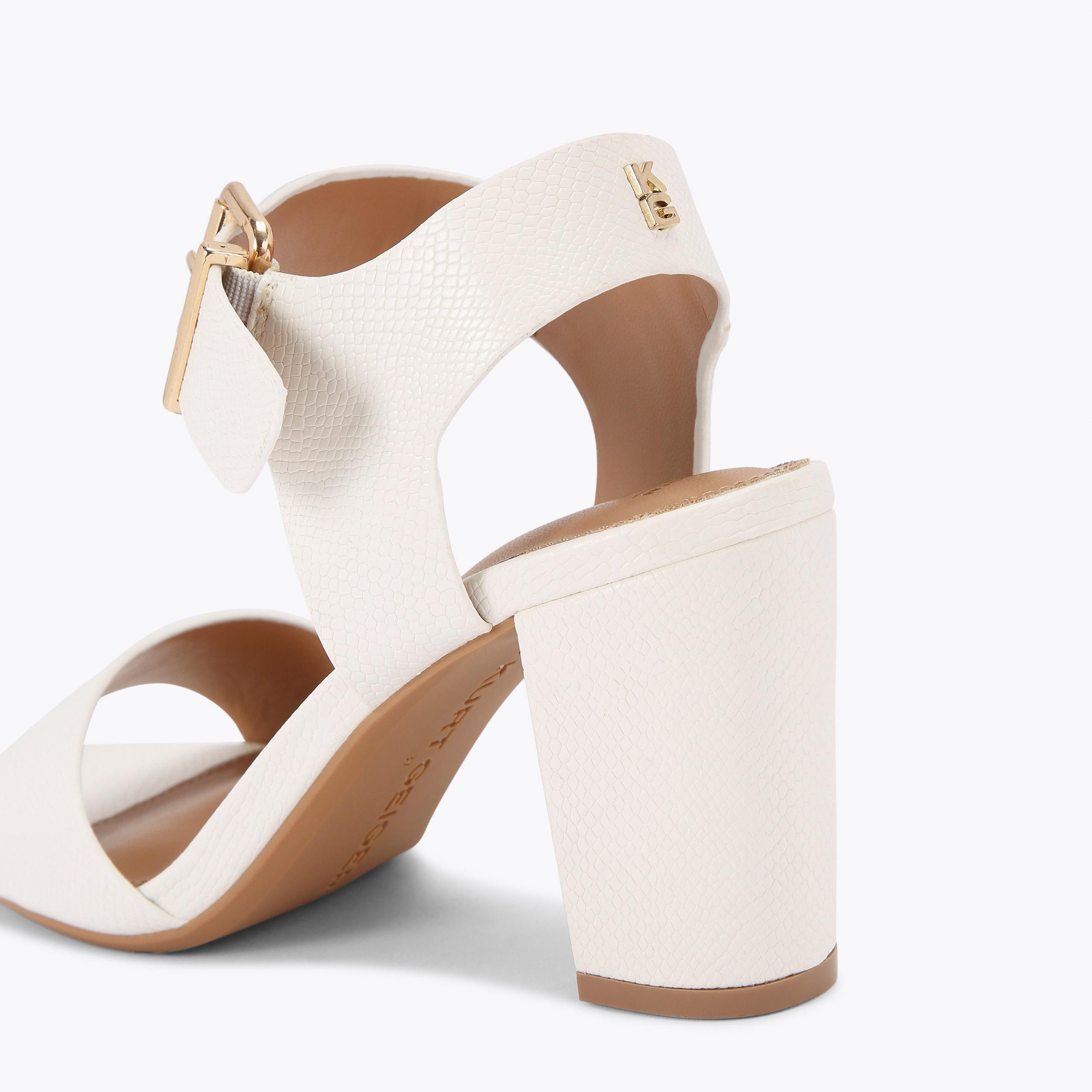 SUTTON2 Bone Lizard High Heel by KG KURT GEIGER