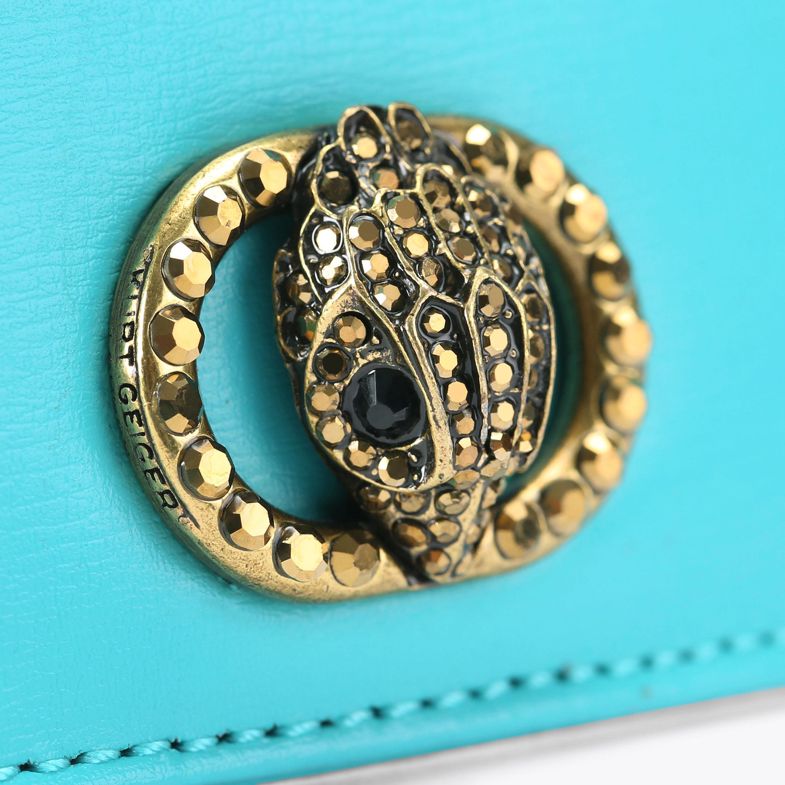 CHELSEA CARD HOLDER Turquoise Card Holder by KURT GEIGER LONDON