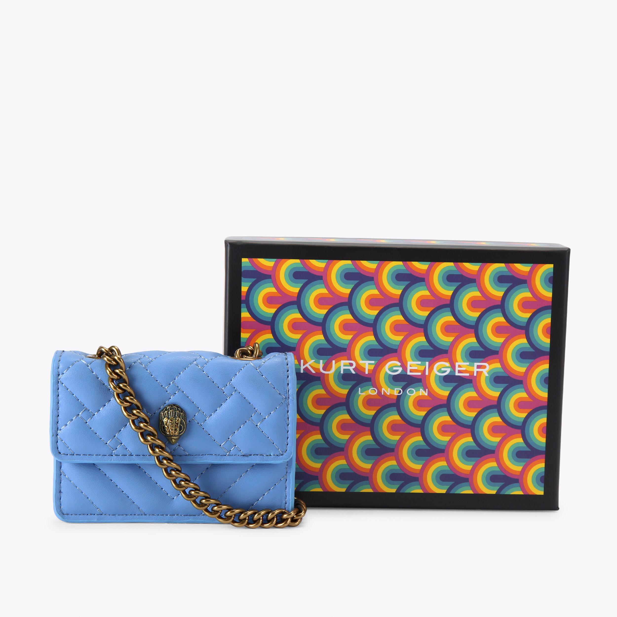 MICRO KENSINGTON Blue Mini Bag Cross Body by KURT GEIGER LONDON