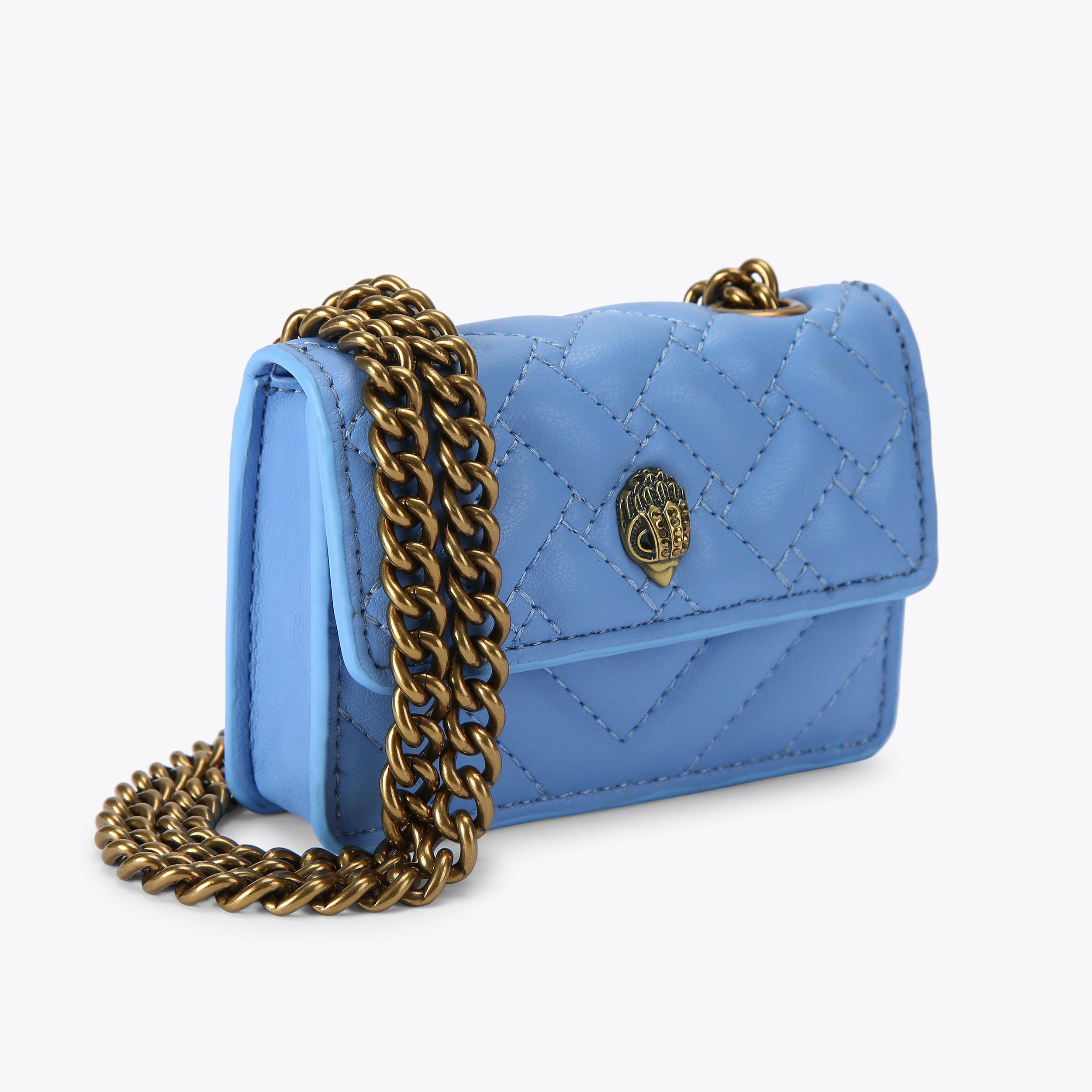 MICRO KENSINGTON Blue Mini Bag Cross Body by KURT GEIGER LONDON