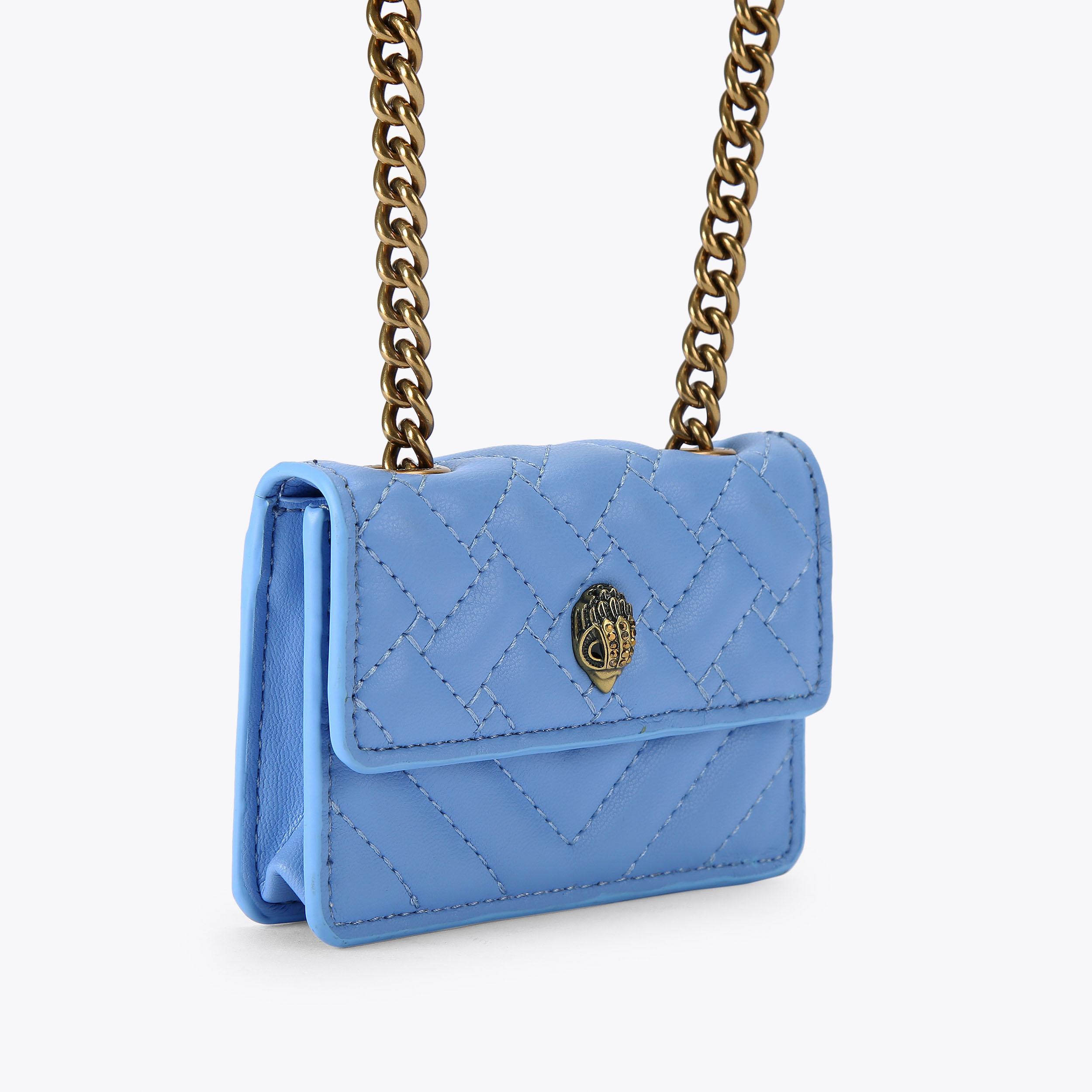 MICRO KENSINGTON Blue Mini Bag Cross Body by KURT GEIGER LONDON