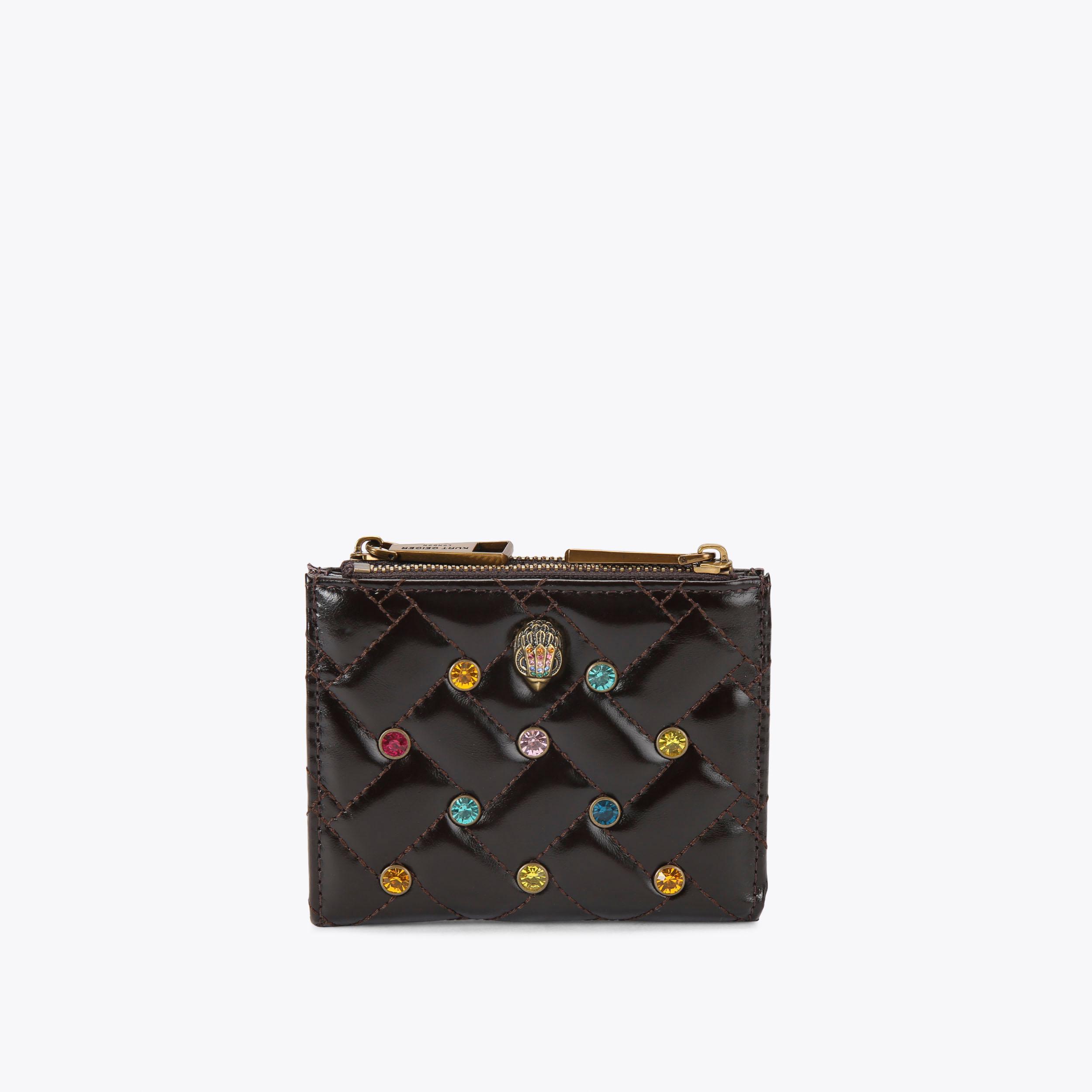 MINI PURSE KENSINGTON Brown Leather Purse by KURT GEIGER LONDON