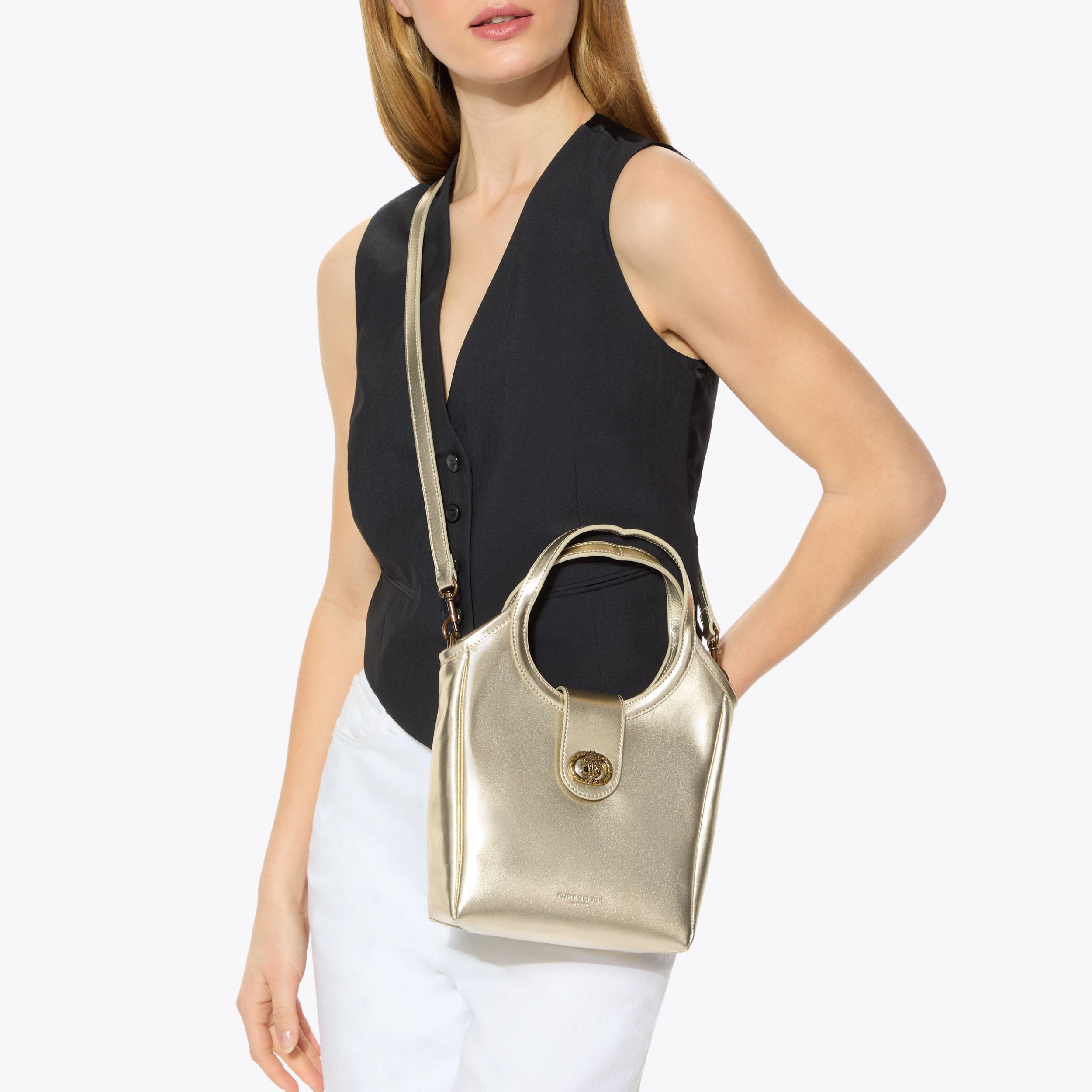 CHELSEA SM TOTE BAG Champagne Tote Bag by KURT GEIGER LONDON