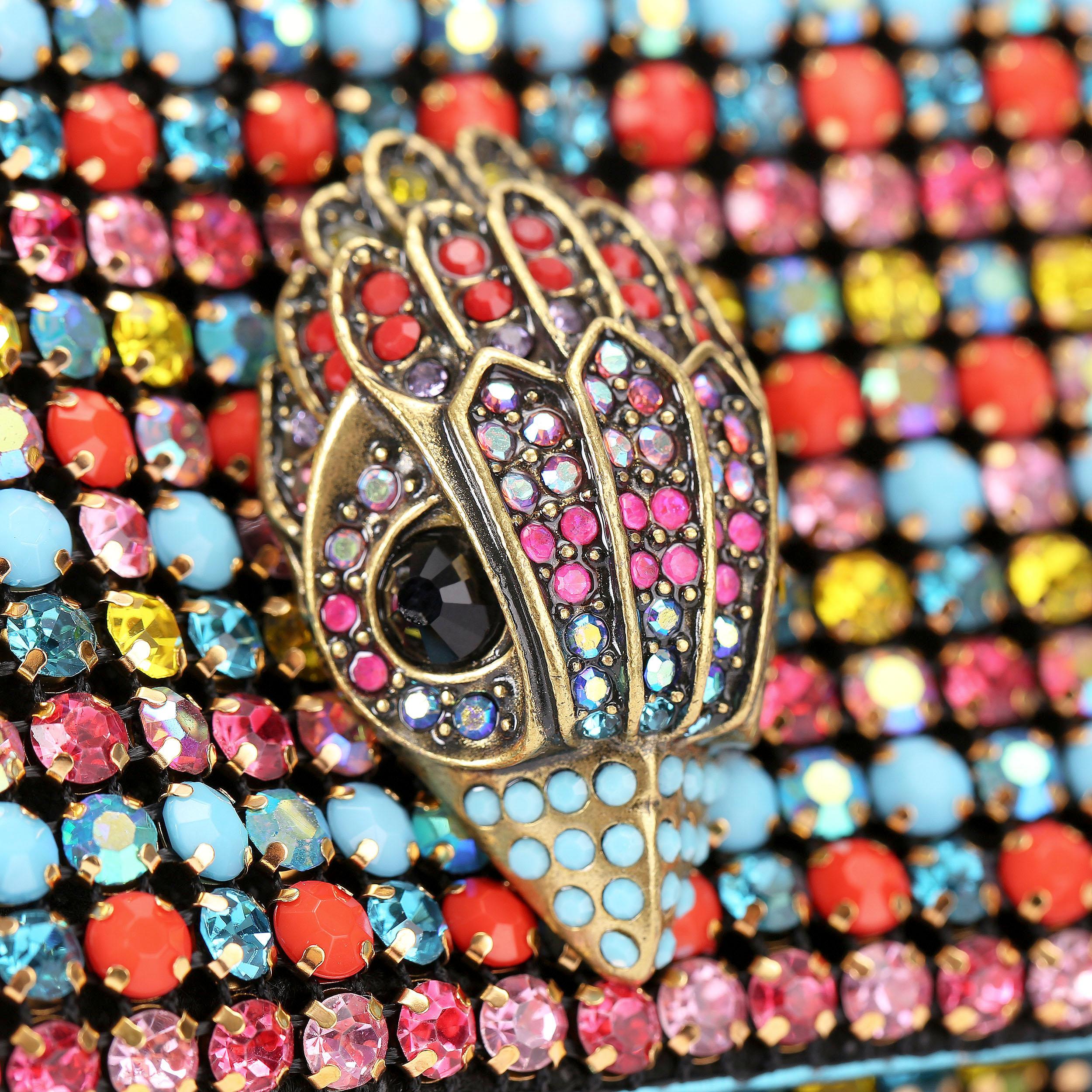 SM PARTY SHOULDER BAG Multi Colour Crystal Shoulder Purse by KURT ...