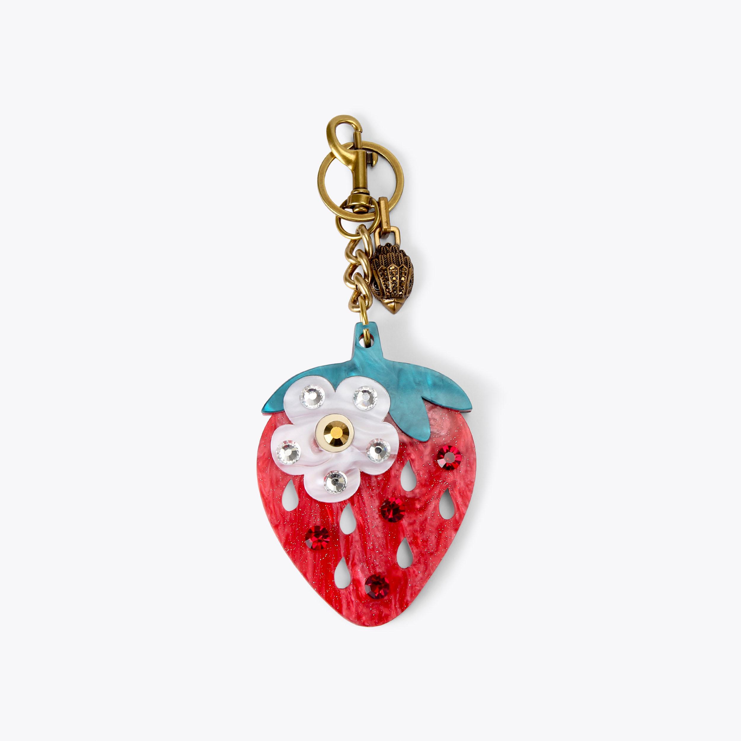 STRAWBERRY KEYRING Strawberry Keyring Chain by KURT GEIGER LONDON