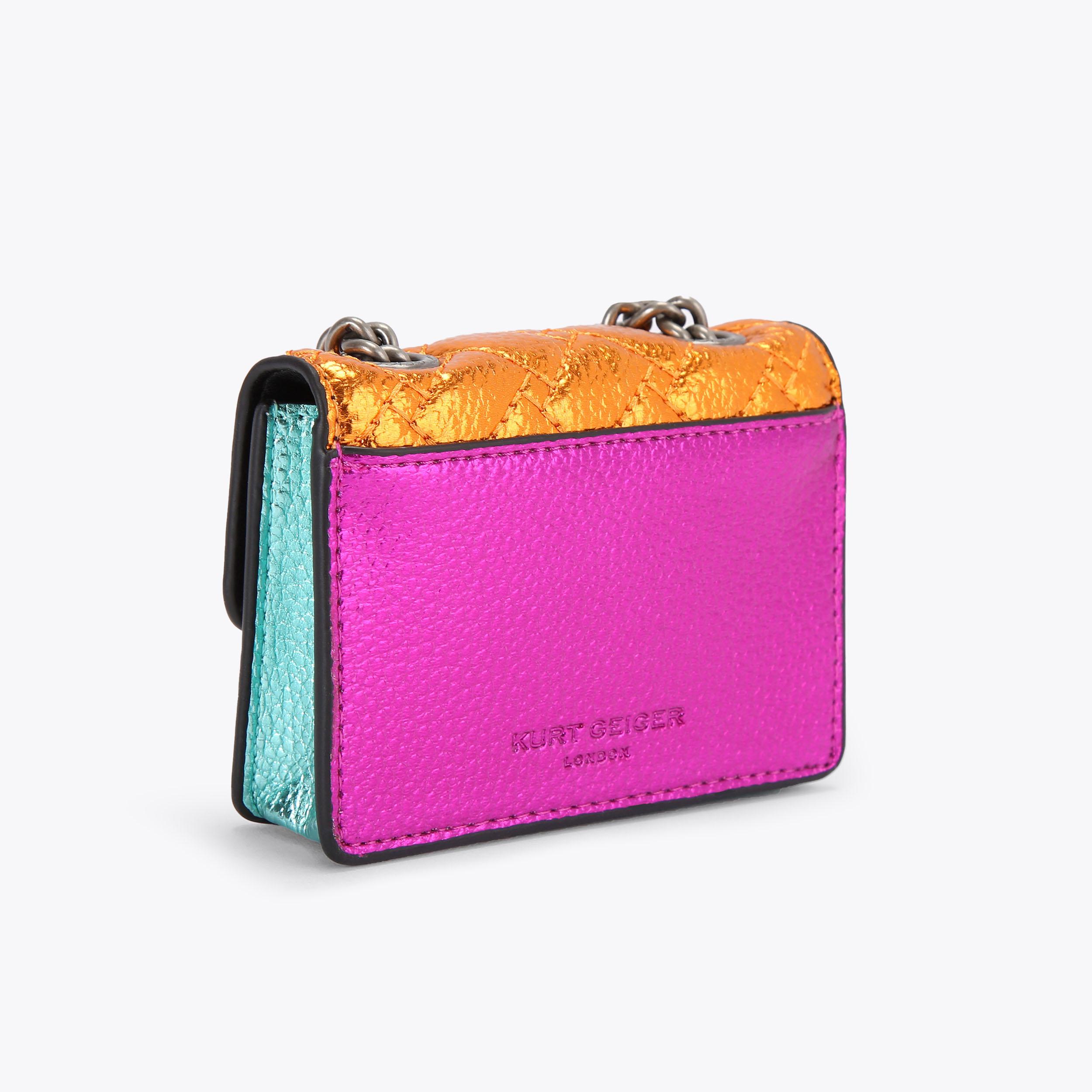 MICRO KENSINGTON Multi-Colored Micro Quilted Cross Body Purse by KURT ...