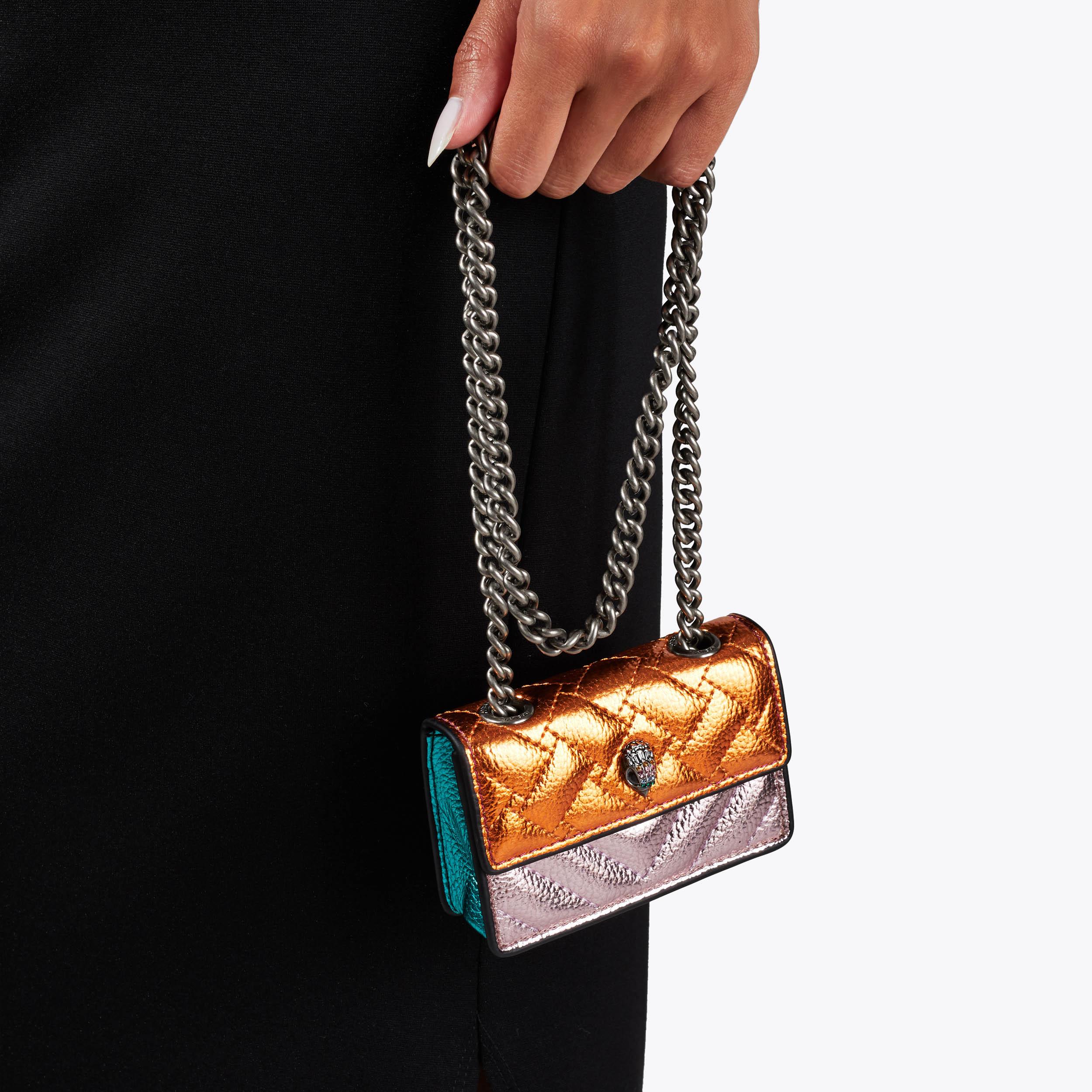 MICRO KENSINGTON Multi-Colored Micro Quilted Cross Body Purse by KURT ...