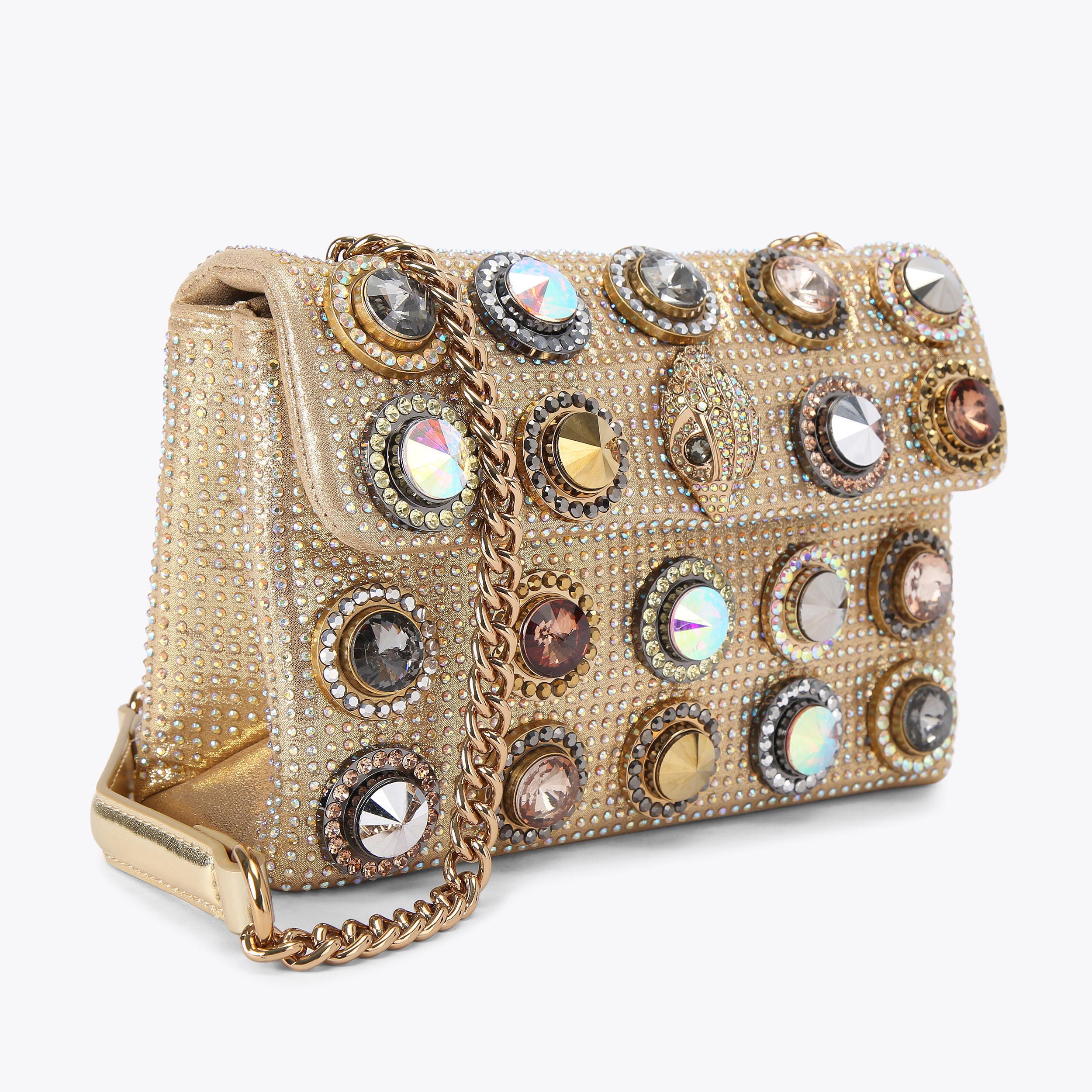 MD KENSINGTON OCTAVIA Gold Metallic Iridescent Mini Purse by KURT ...