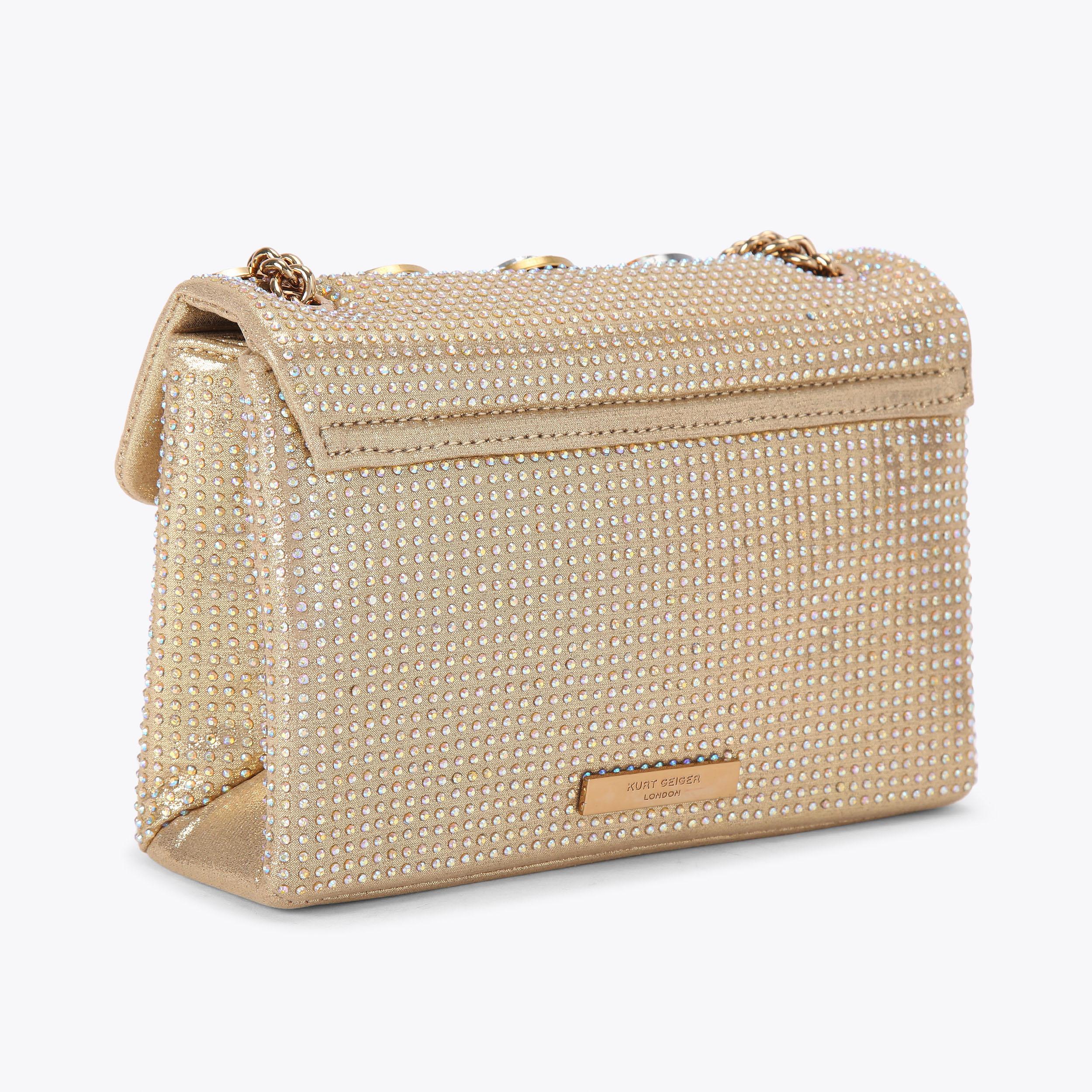 MD KENSINGTON OCTAVIA Gold Metallic Iridescent Mini Purse by KURT ...