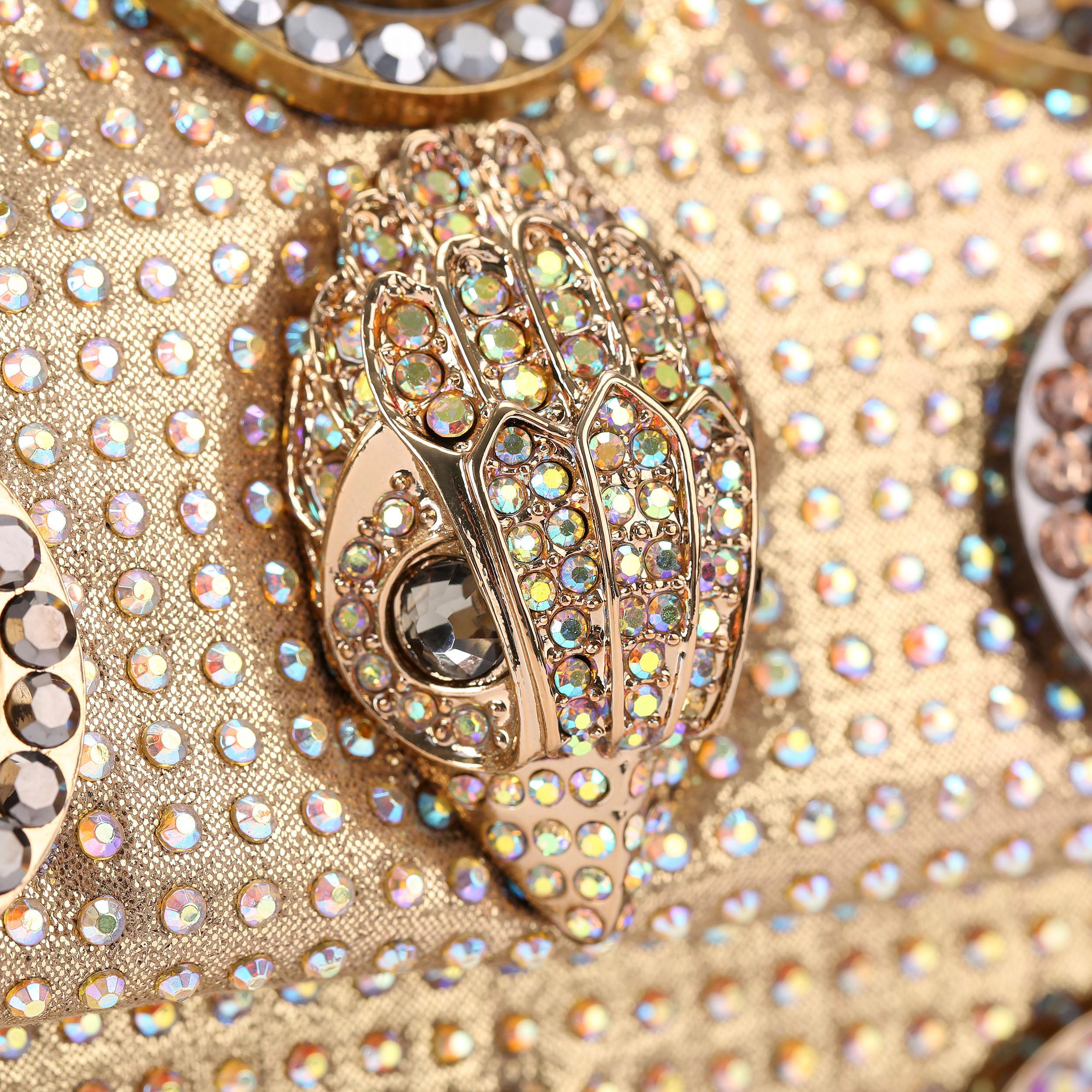 MD KENSINGTON OCTAVIA Gold Metallic Iridescent Mini Purse by KURT ...