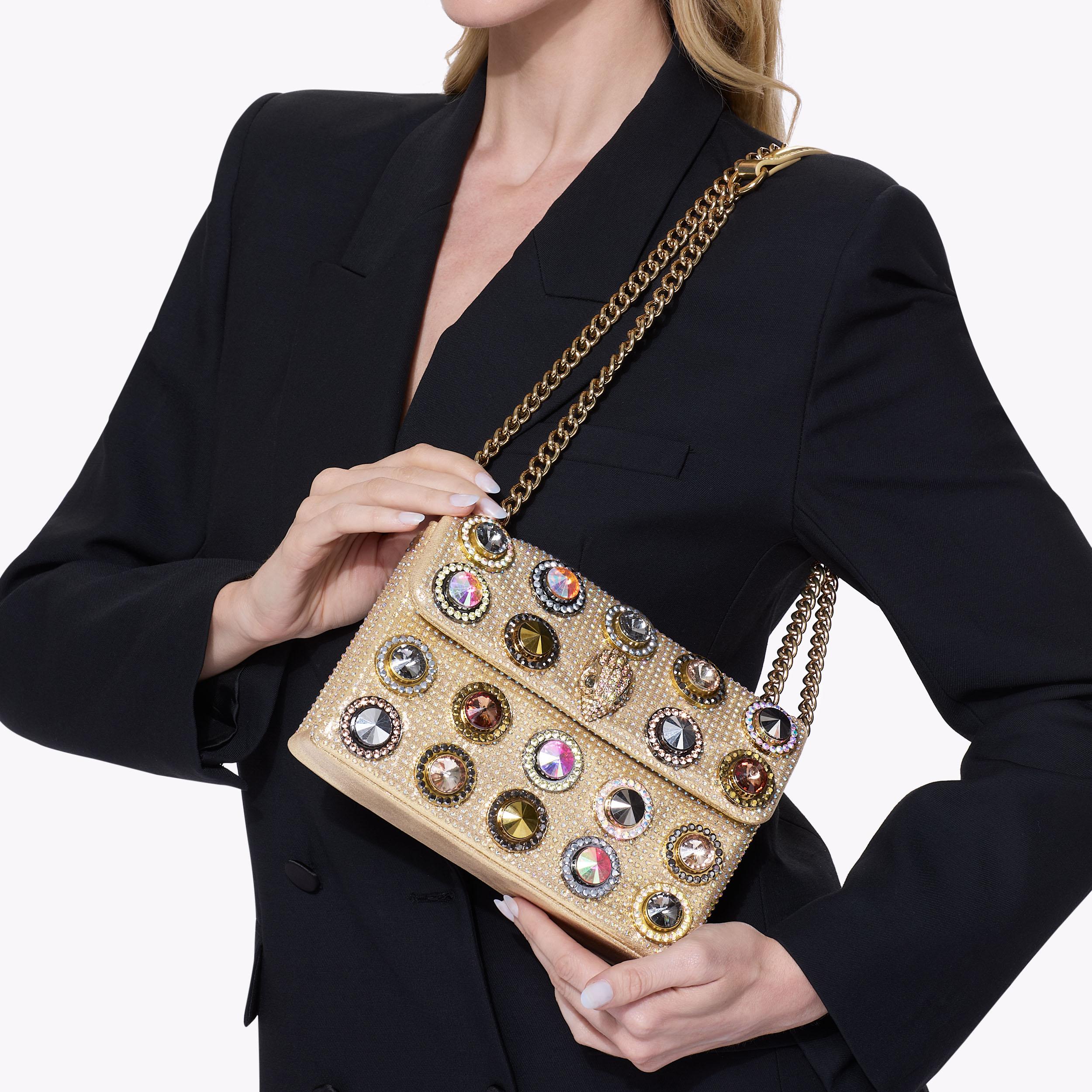 MD KENSINGTON OCTAVIA Gold Metallic Iridescent Mini Purse by KURT ...