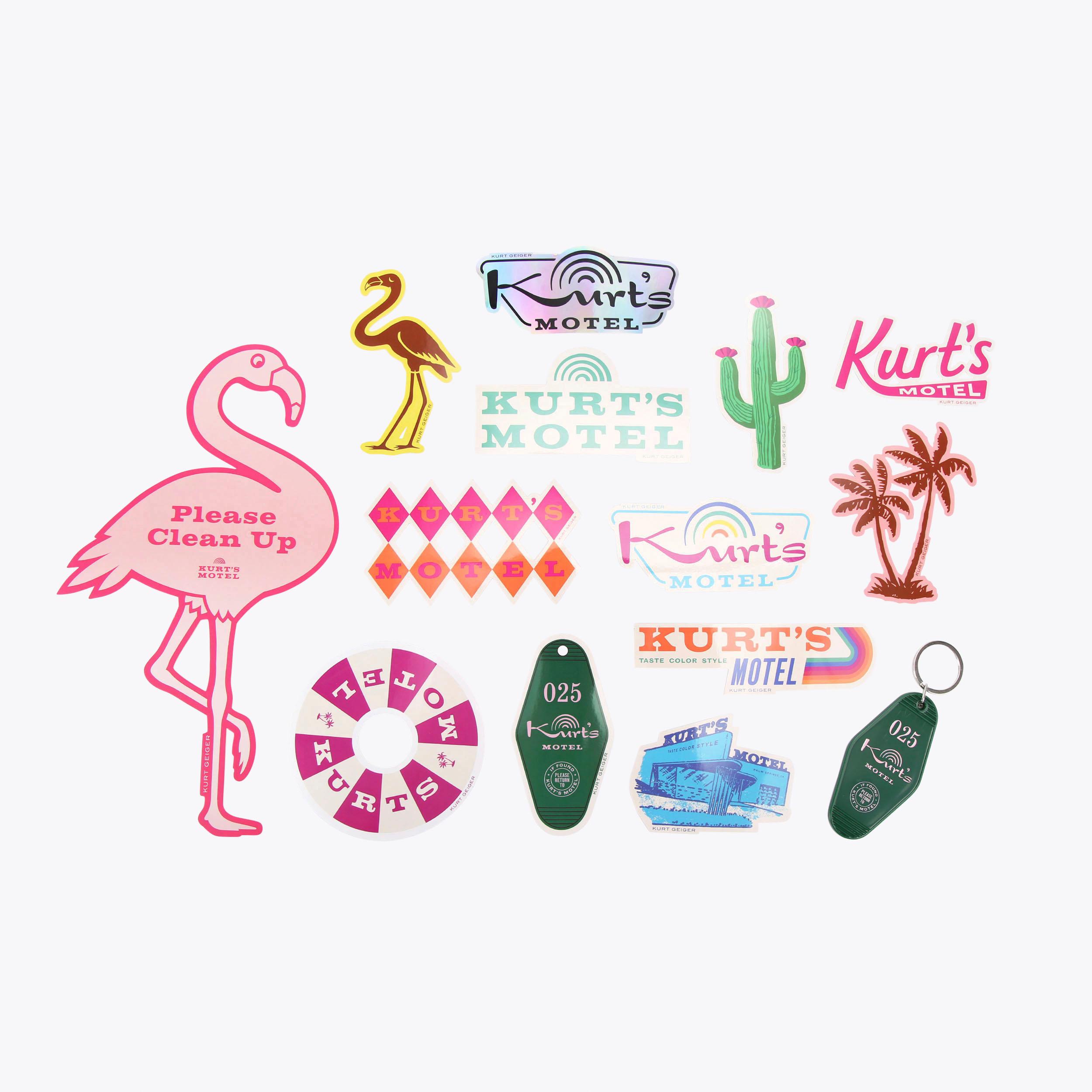KURTS MOTEL MULTI STICKER PACK Multi-Pack Kurt's Motel Sticker Pack by ...
