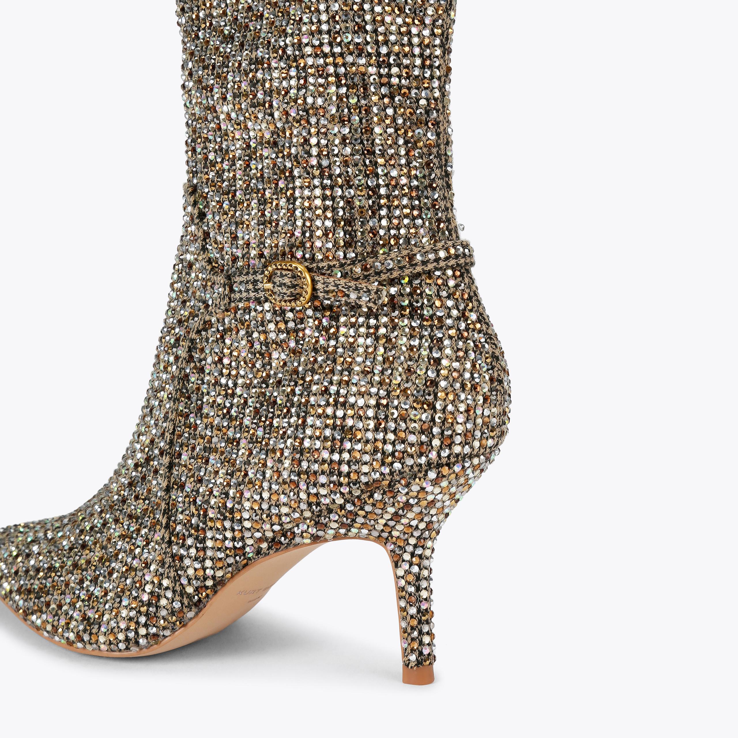 MAYFAIR POINT OTK BOOT Iridescent Point Knee High Boot by KURT GEIGER ...