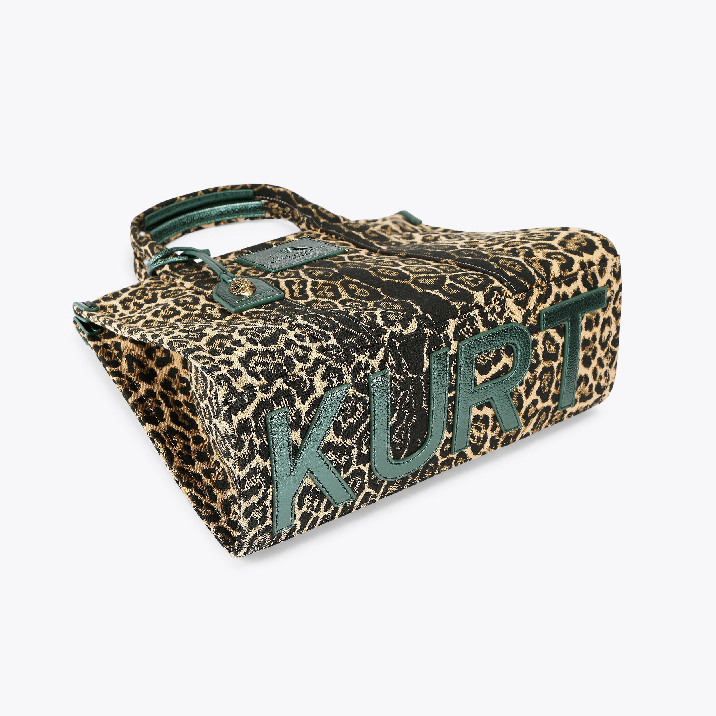 SOUTHBANK TOTE Leopard Print Canvas Tote Bag by KURT GEIGER LONDON
