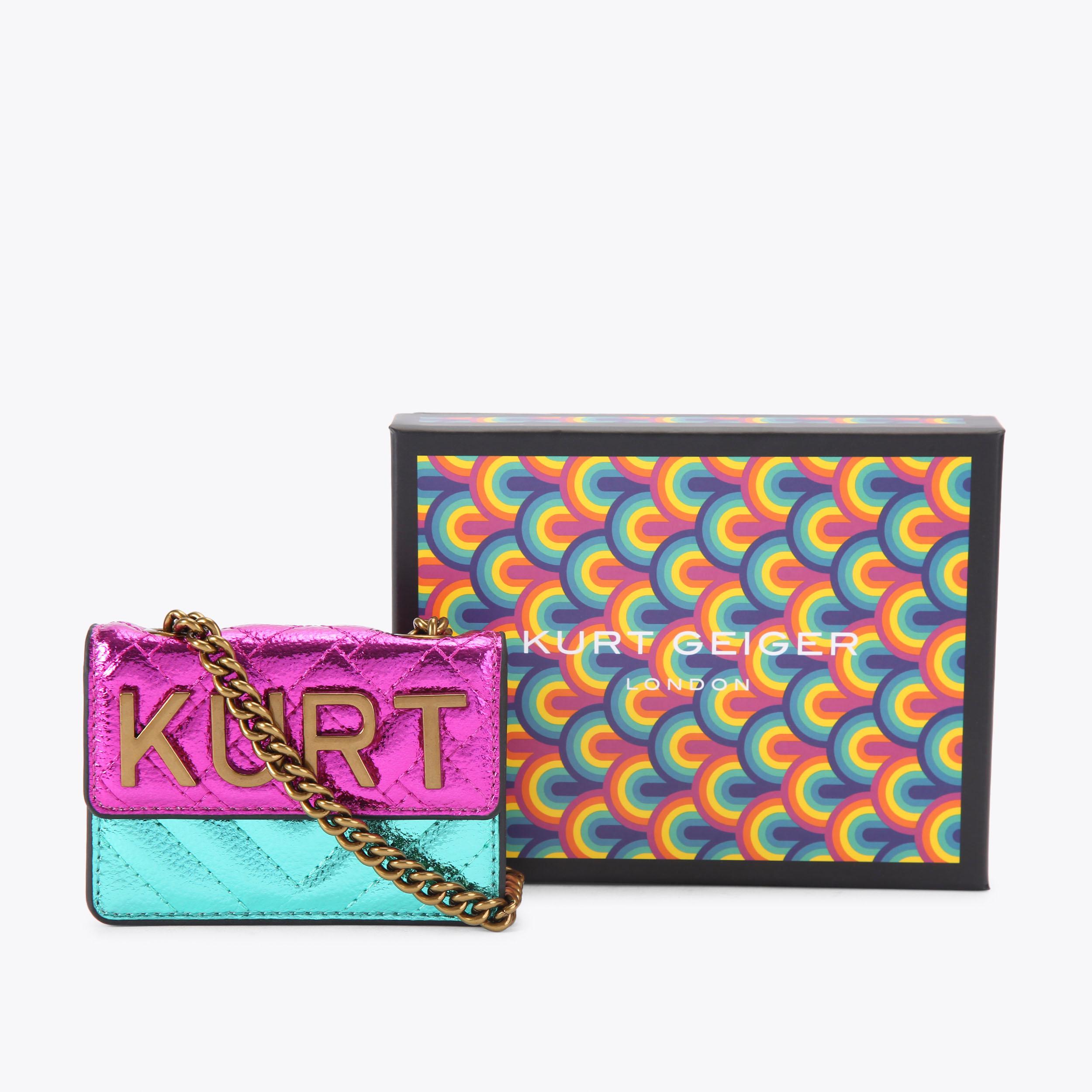 MICRO KENSINGTON KURT Metallic Kurt Micro Bag by KURT GEIGER LONDON