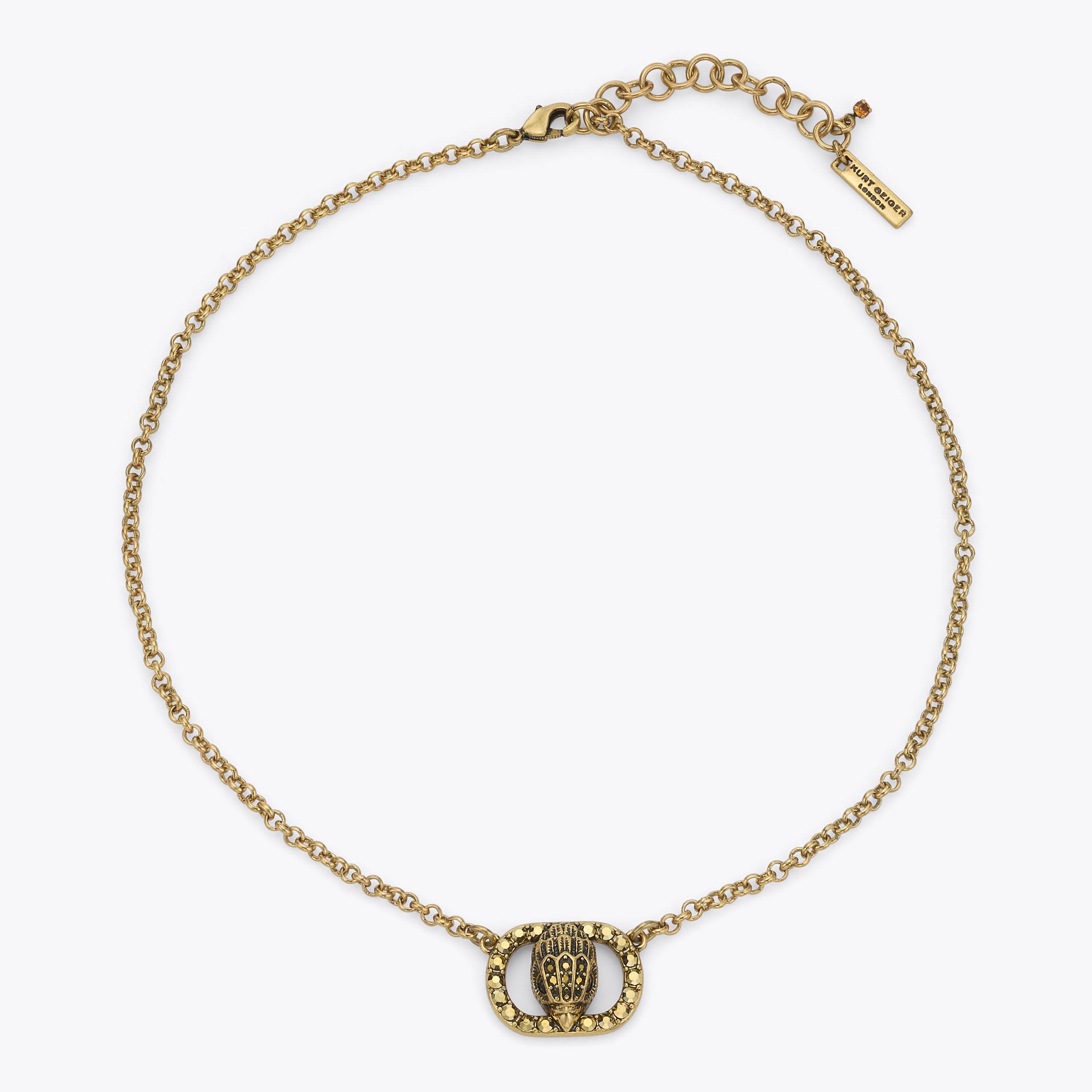 SM CHELSEA NECKLACE Eagle Head Necklace by KURT GEIGER LONDON