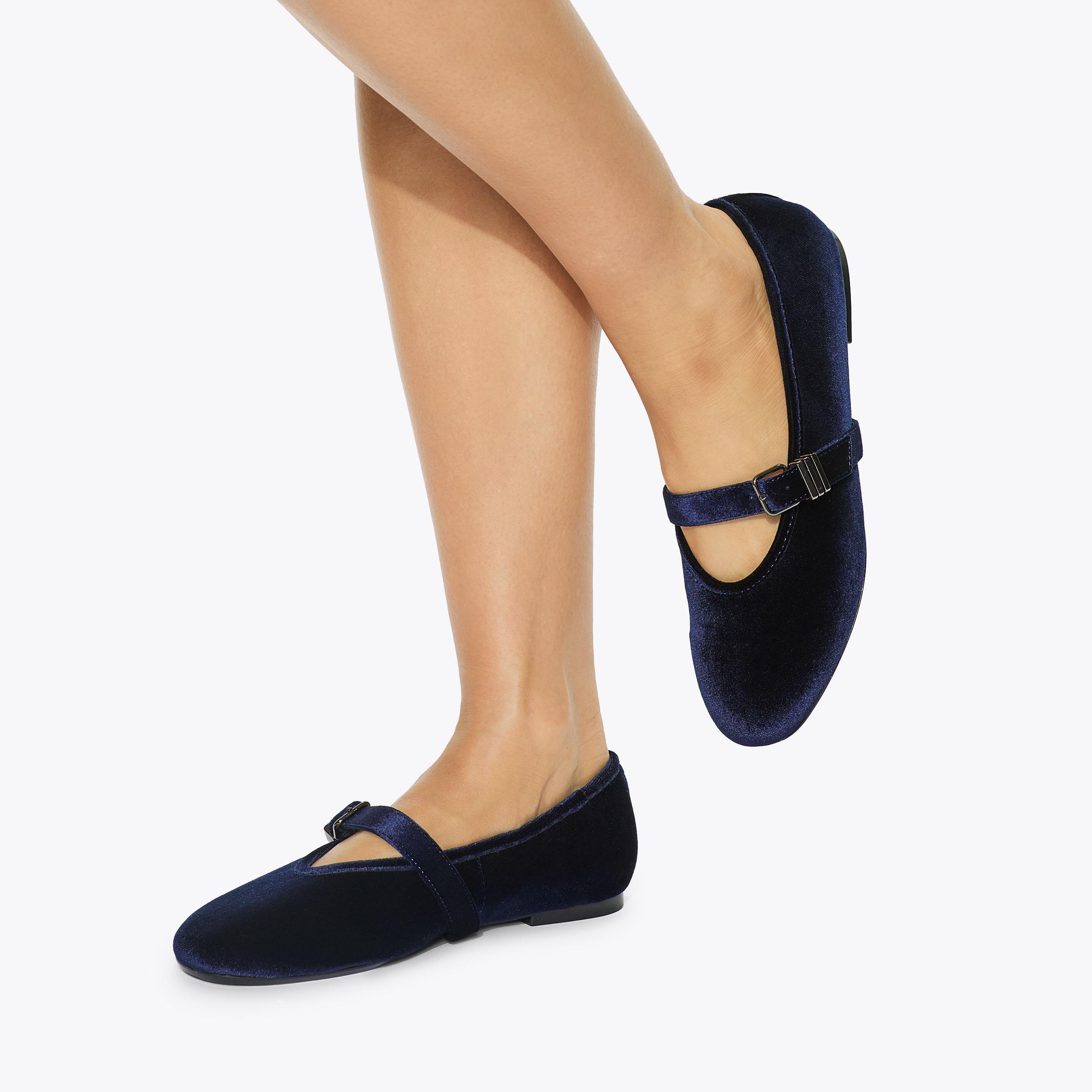 NEVE Blue Velvet Mary Jane Shoe by KG KURT GEIGER