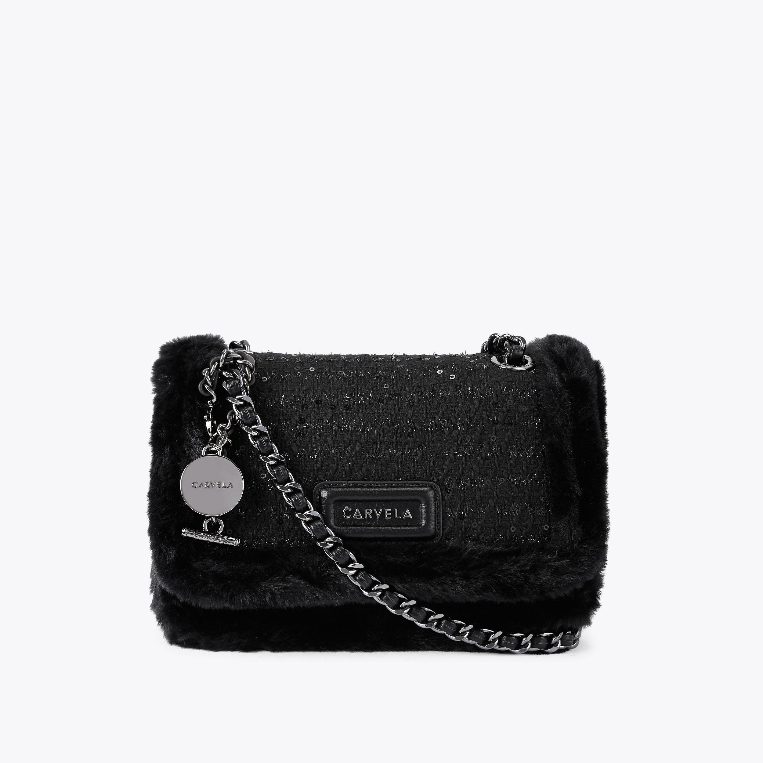 BELLA CHAIN SHOULDER Tan Shoulder Bag by CARVELA