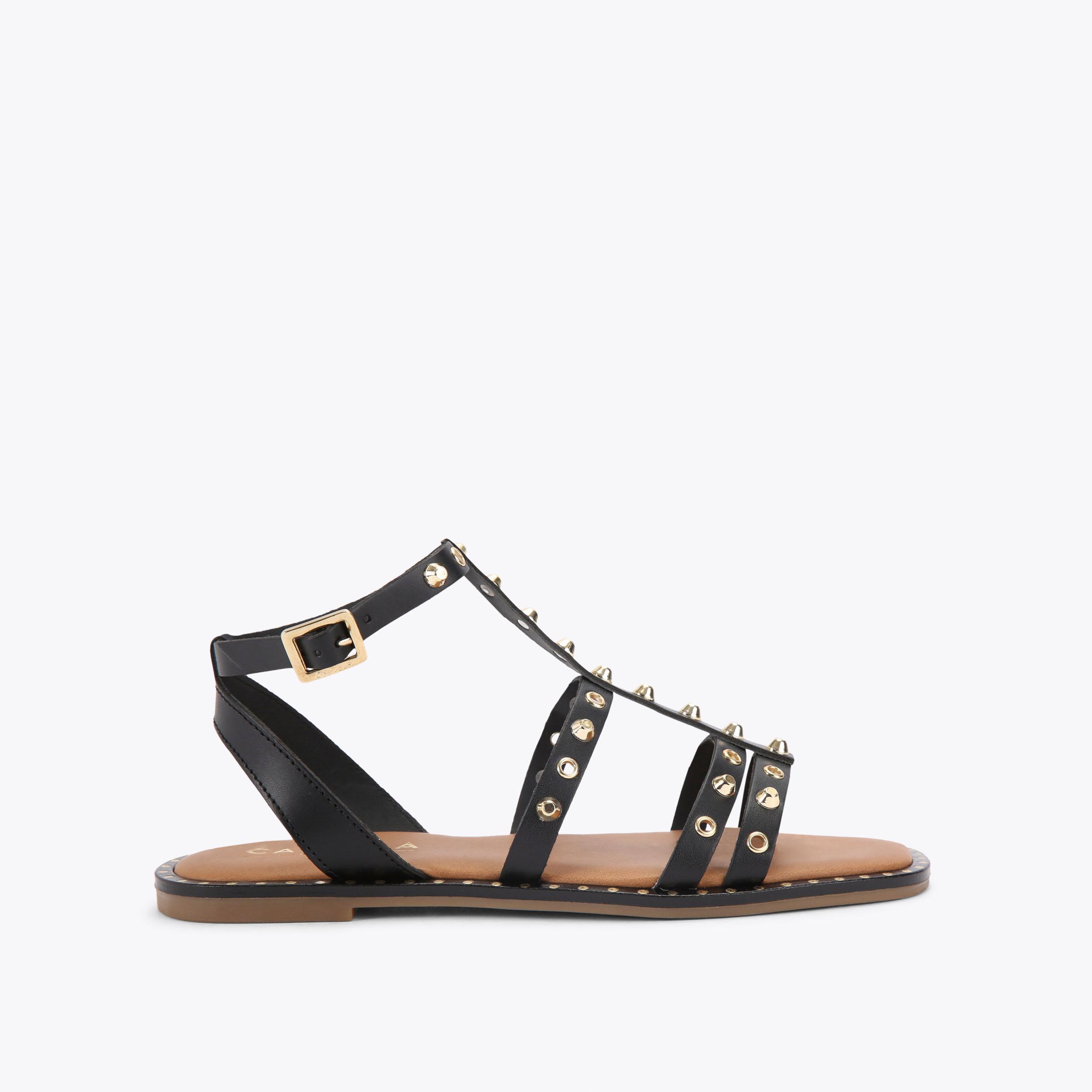 ALIA Black Sandal by CARVELA