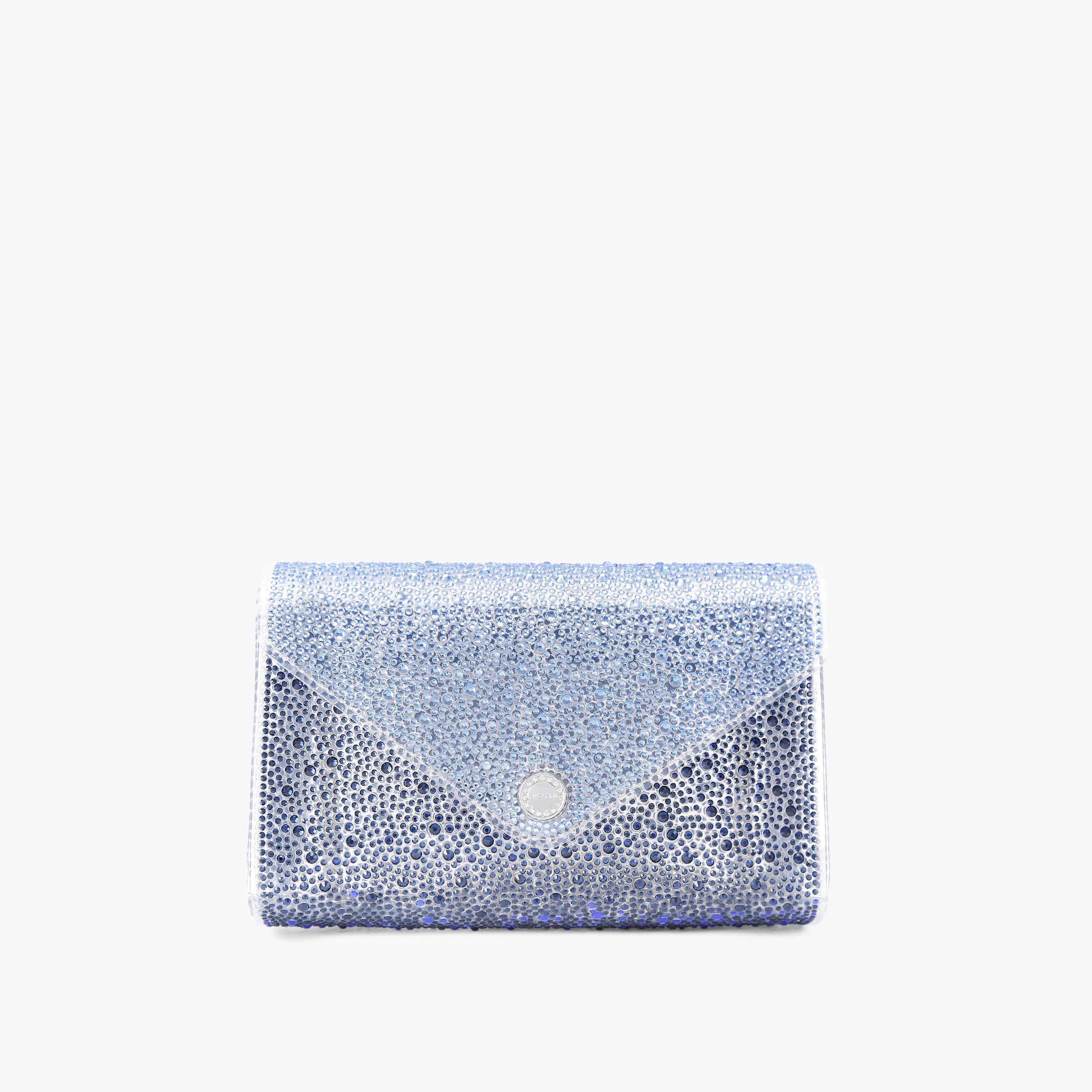 POSITANO VINYL CLUTCH Pearl Crystal Clutch Bag by CARVELA